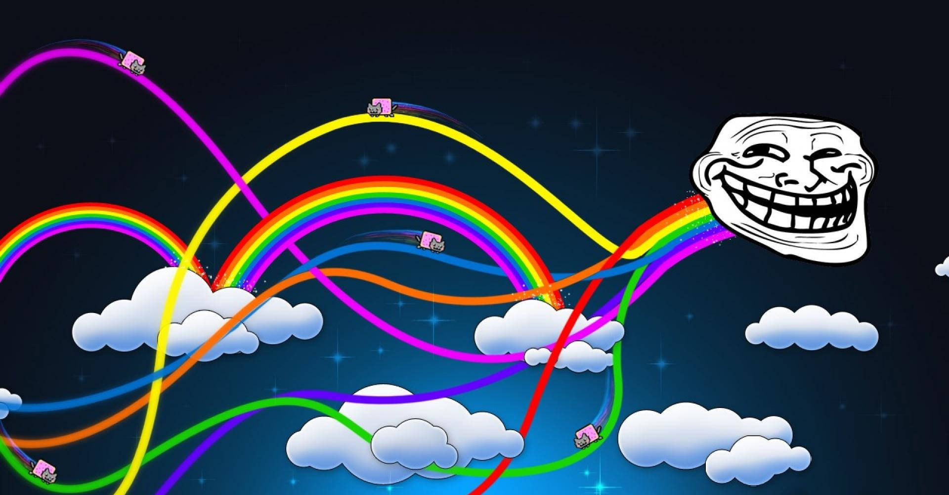 Fondo De Pantalla De Nyan Troll Face Regalos Y Productos: Cara De Bob