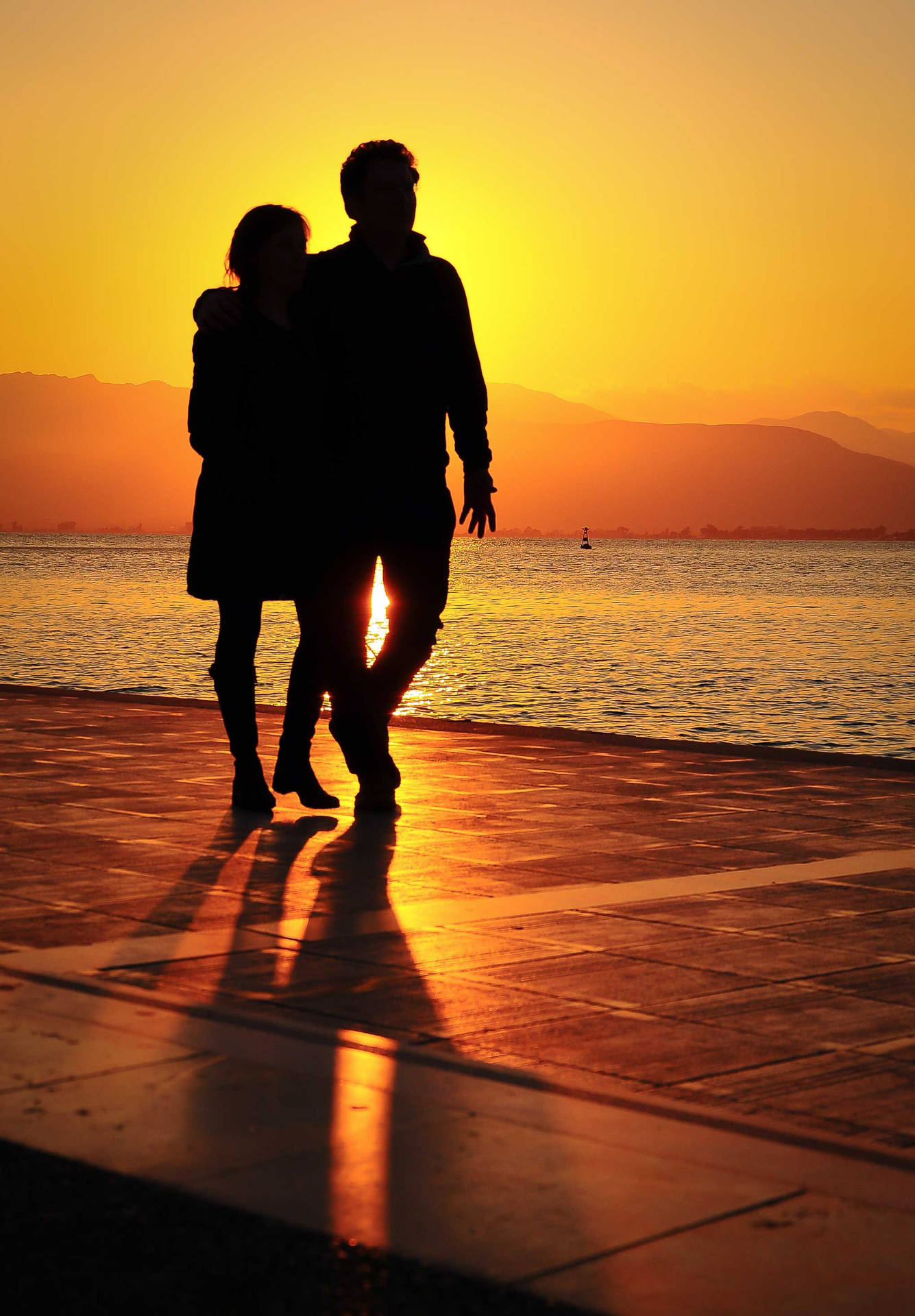 A Sunset Love Story Wallpaper WallpapersOK