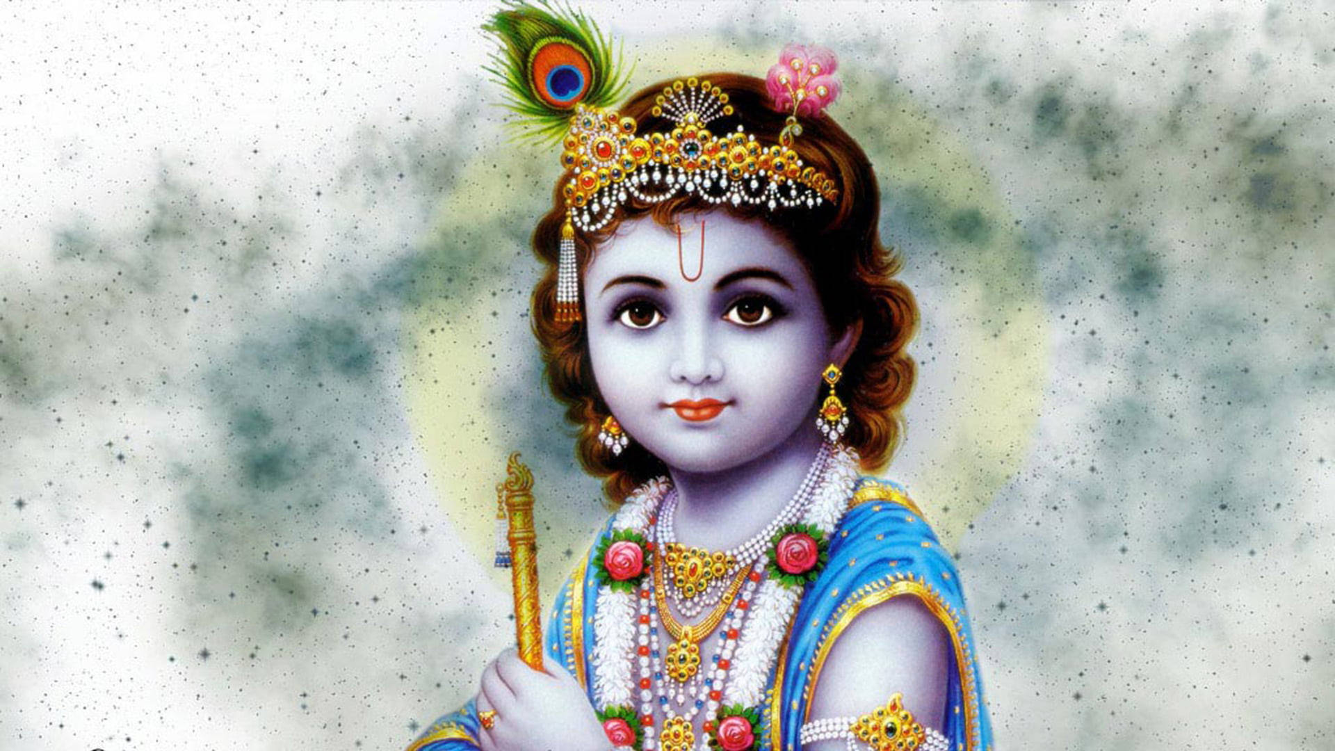 Amazing Baby Krishna 4k Wallpaper WallpapersOK