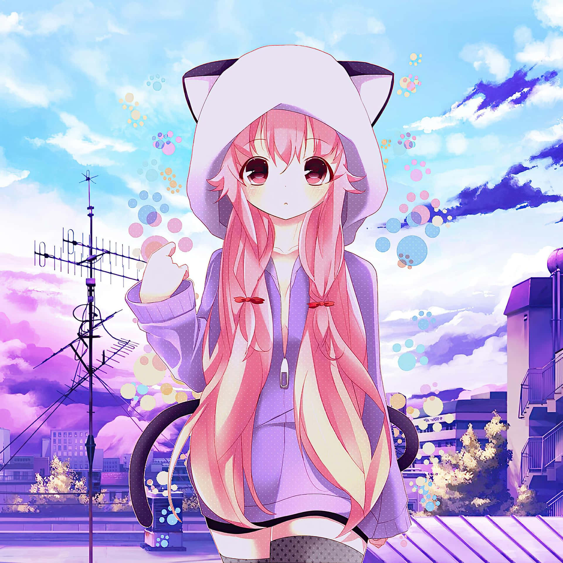 Lindo Anime Neko 💖Yui Y Kou💖 | •Música Anime Amino• Amino