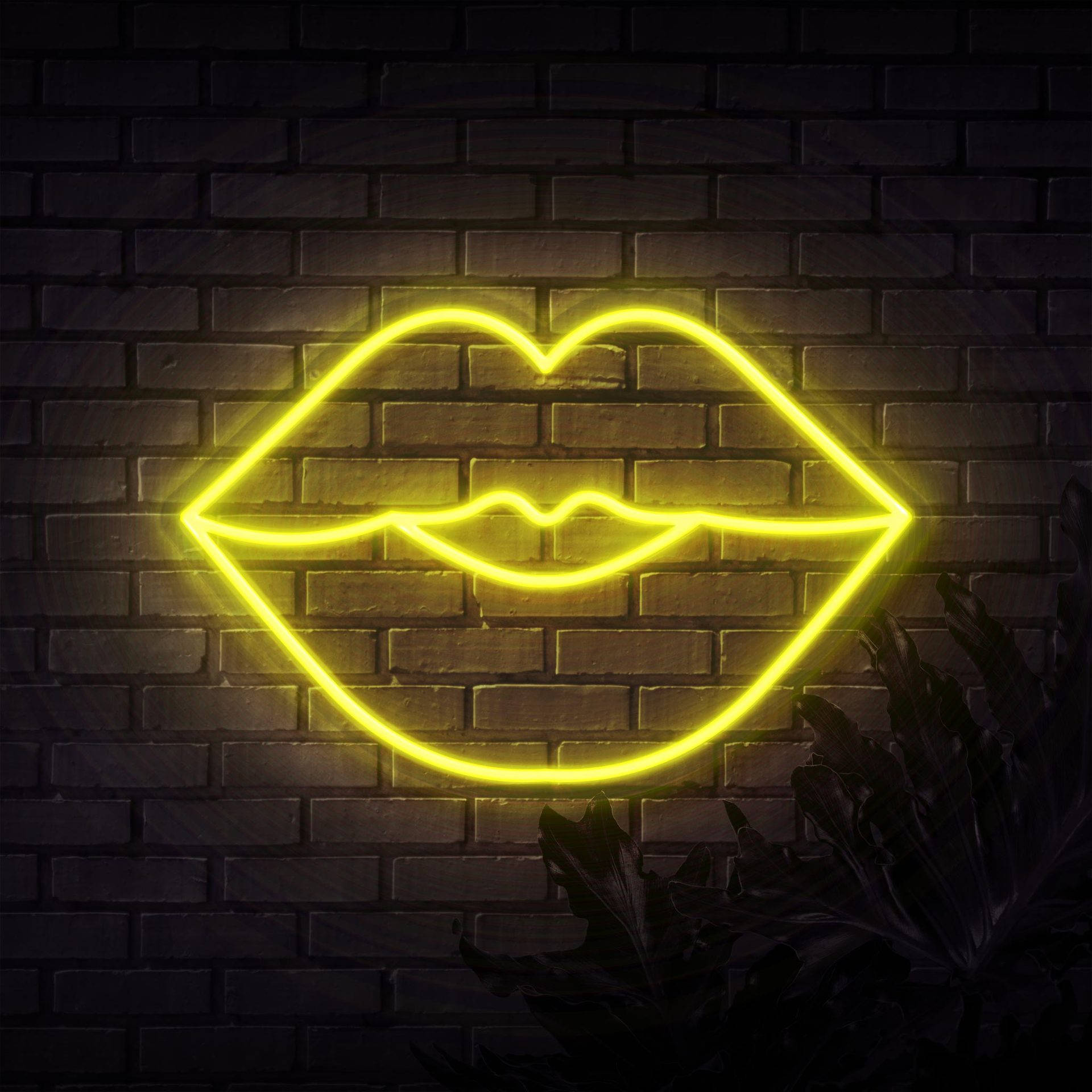 Neon Yellow Wallpaper