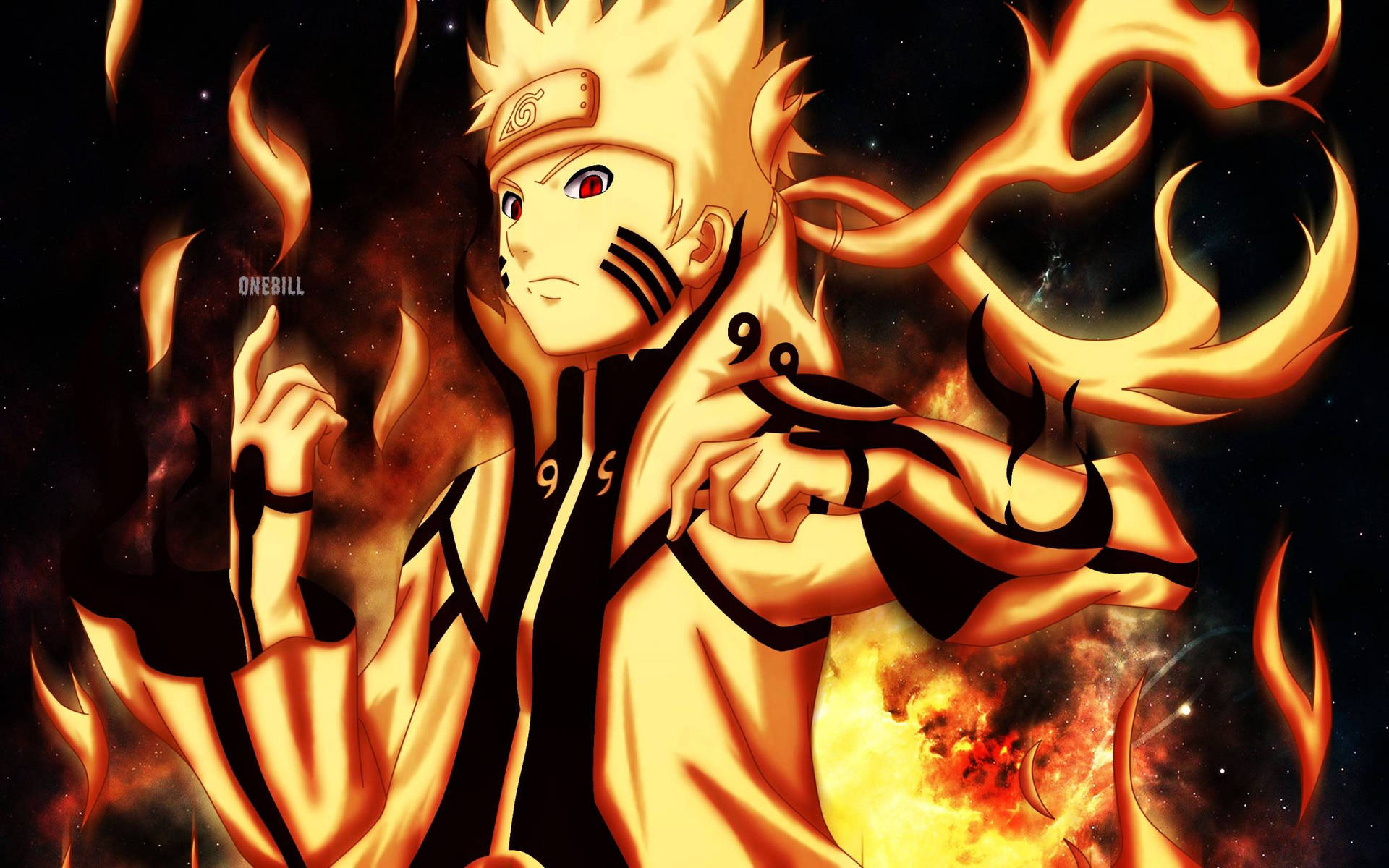 Naruto Shippuden Nine Tailed Fox Mode Manga