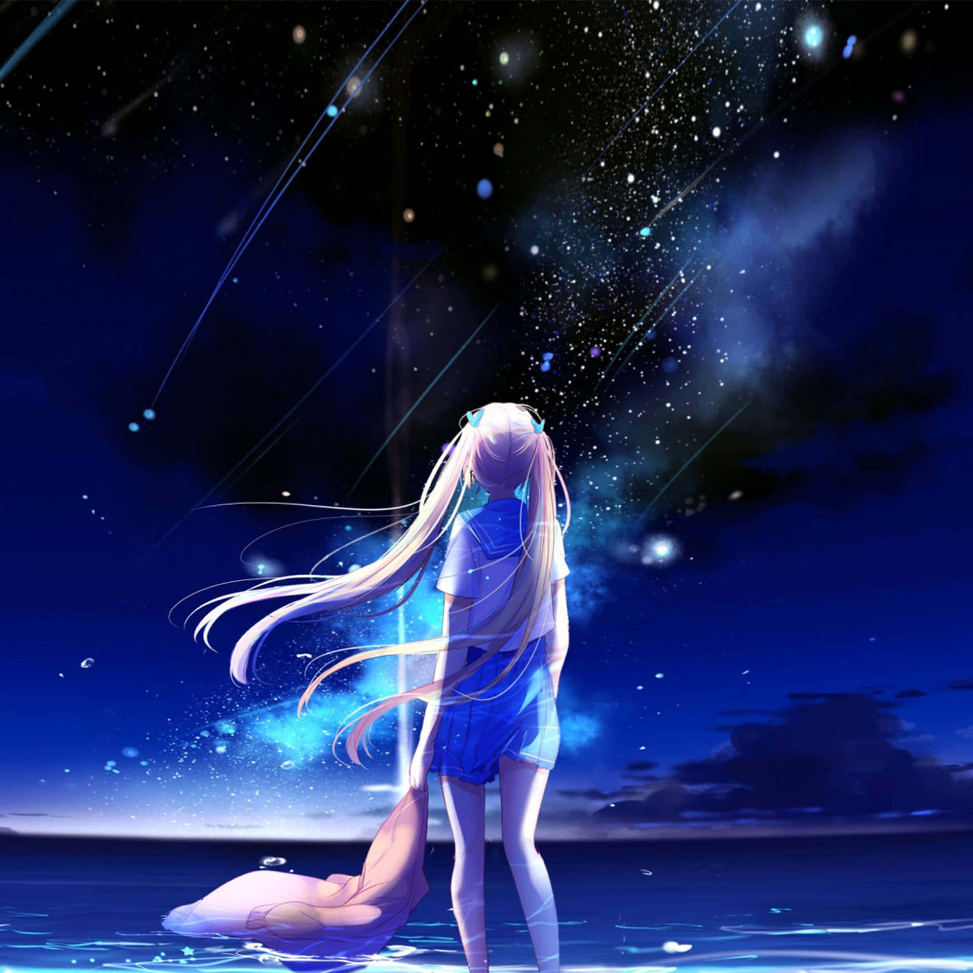 Best Anime Girl Staring Into Space Wallpaper WallpapersOK
