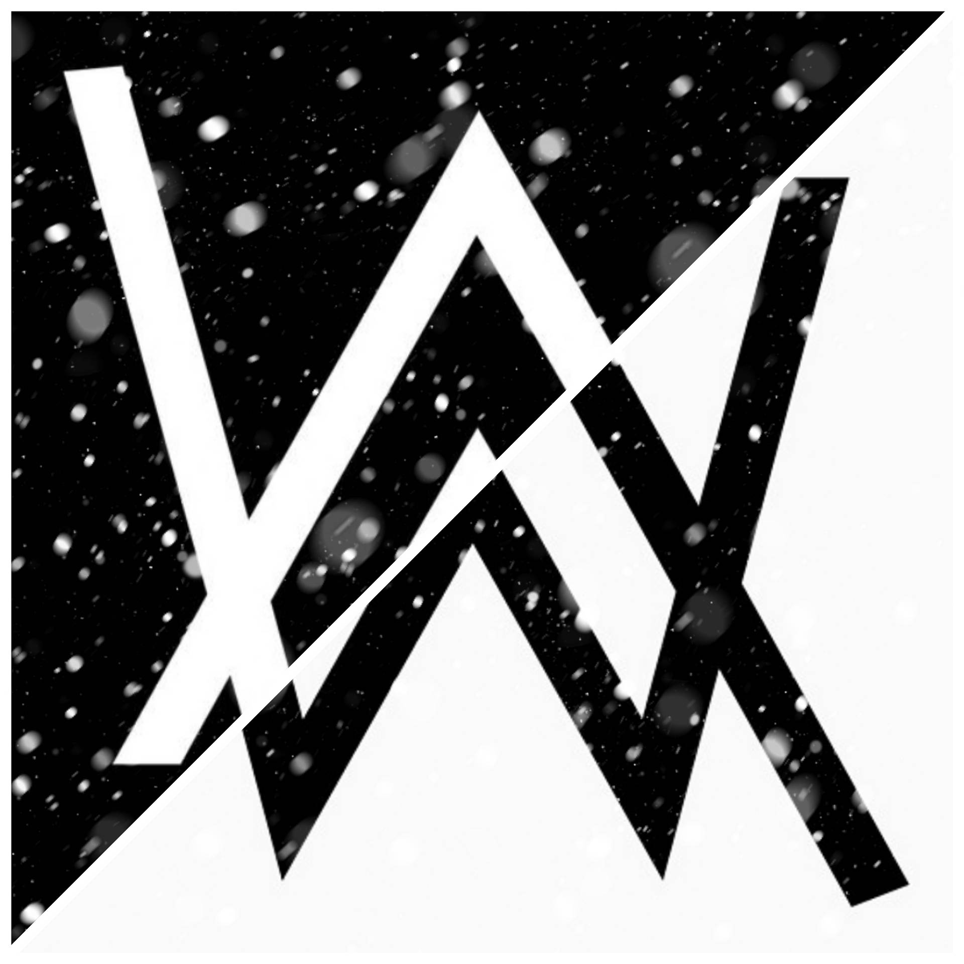 Alan Walker Logo Black And White Free: Alan Walker Sign , Png Download