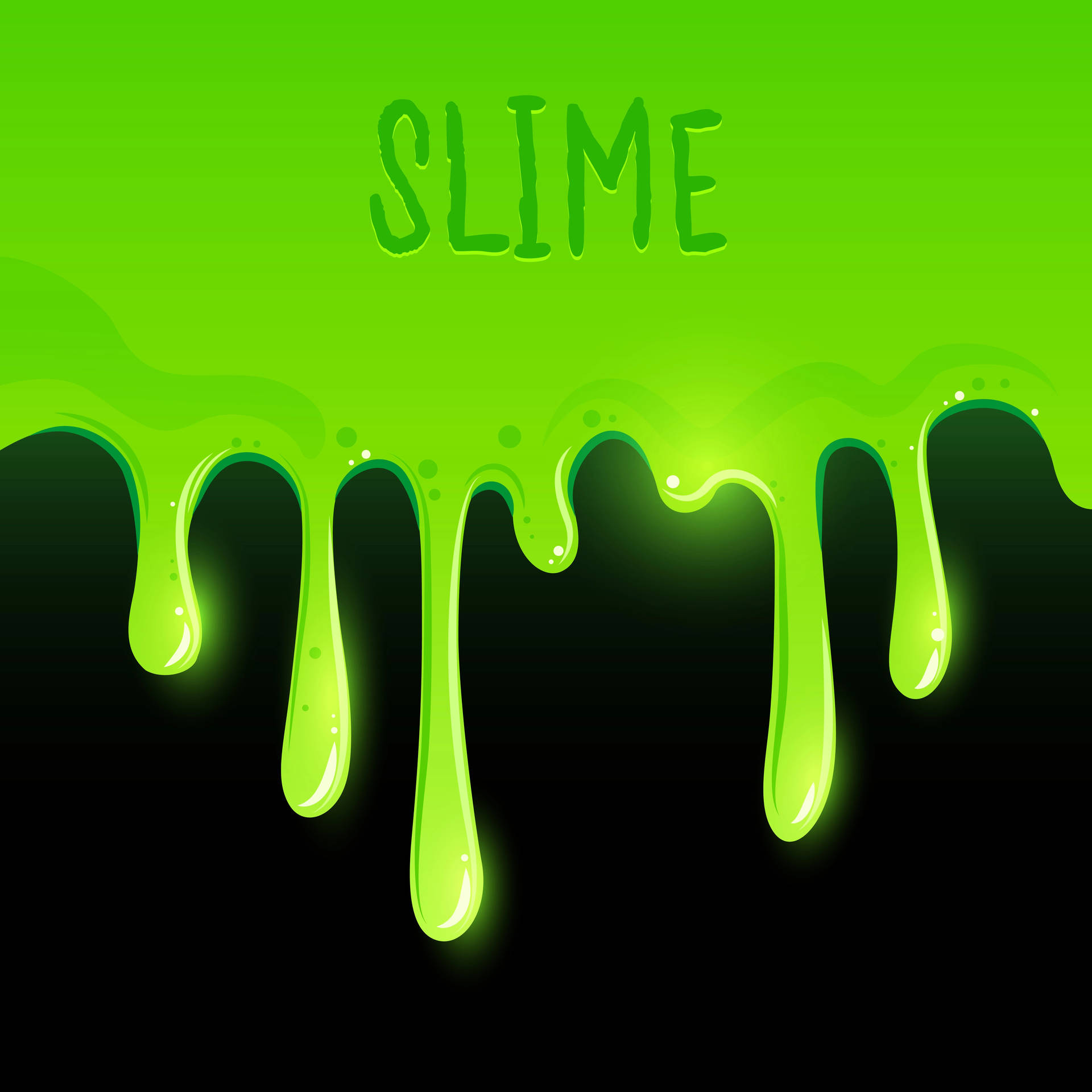 Green Slime Wallpaper