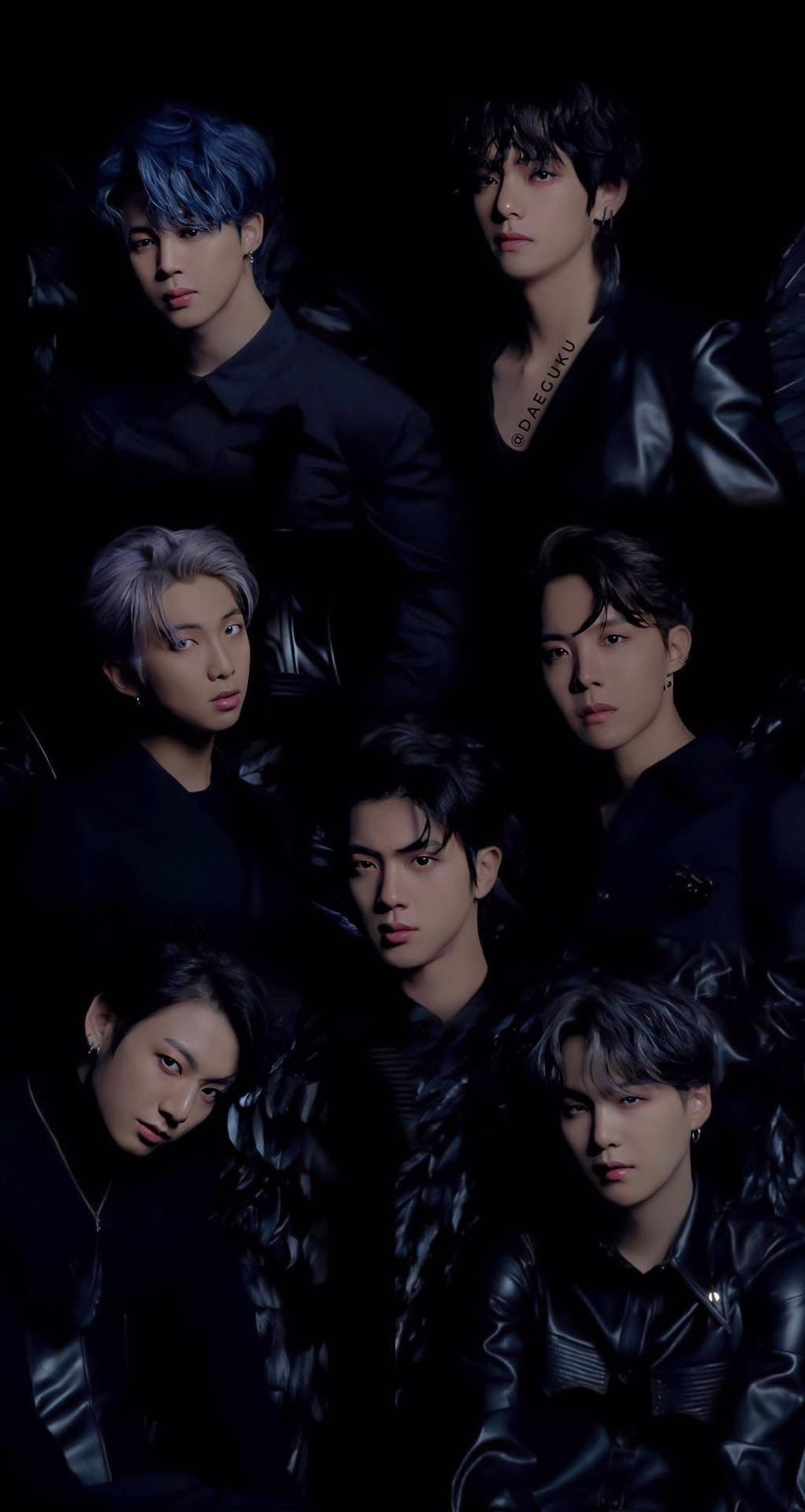 Bts wallpaper black store