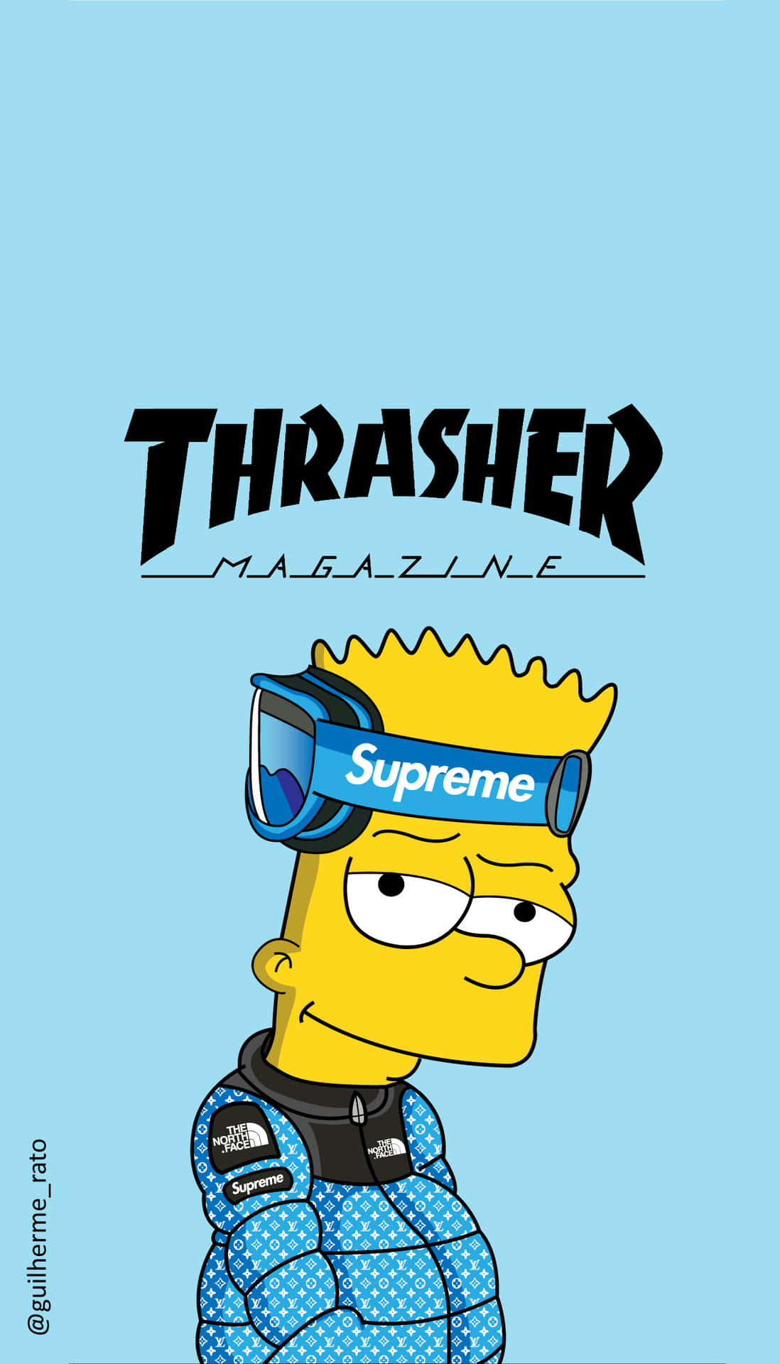 Blue Supreme Making A Statement Anywhere Wallpaper WallpapersOK