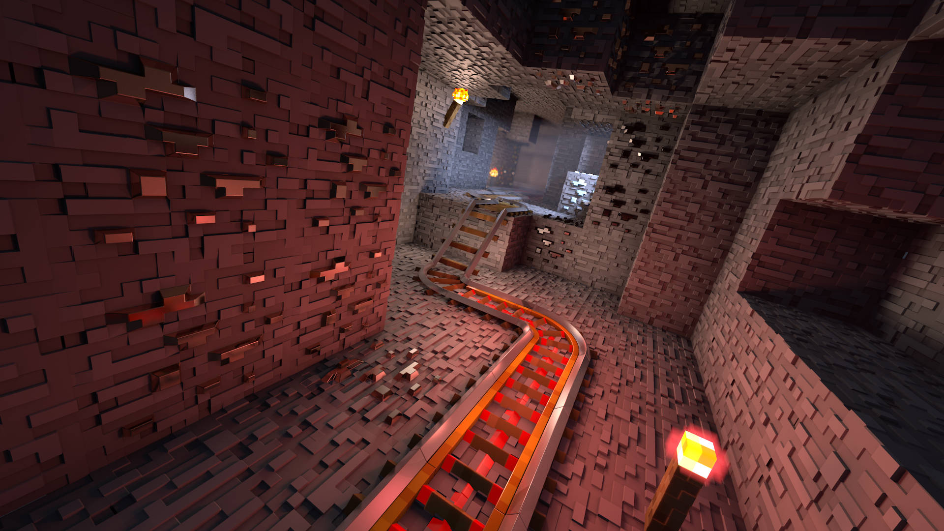 Minecraft cave background store