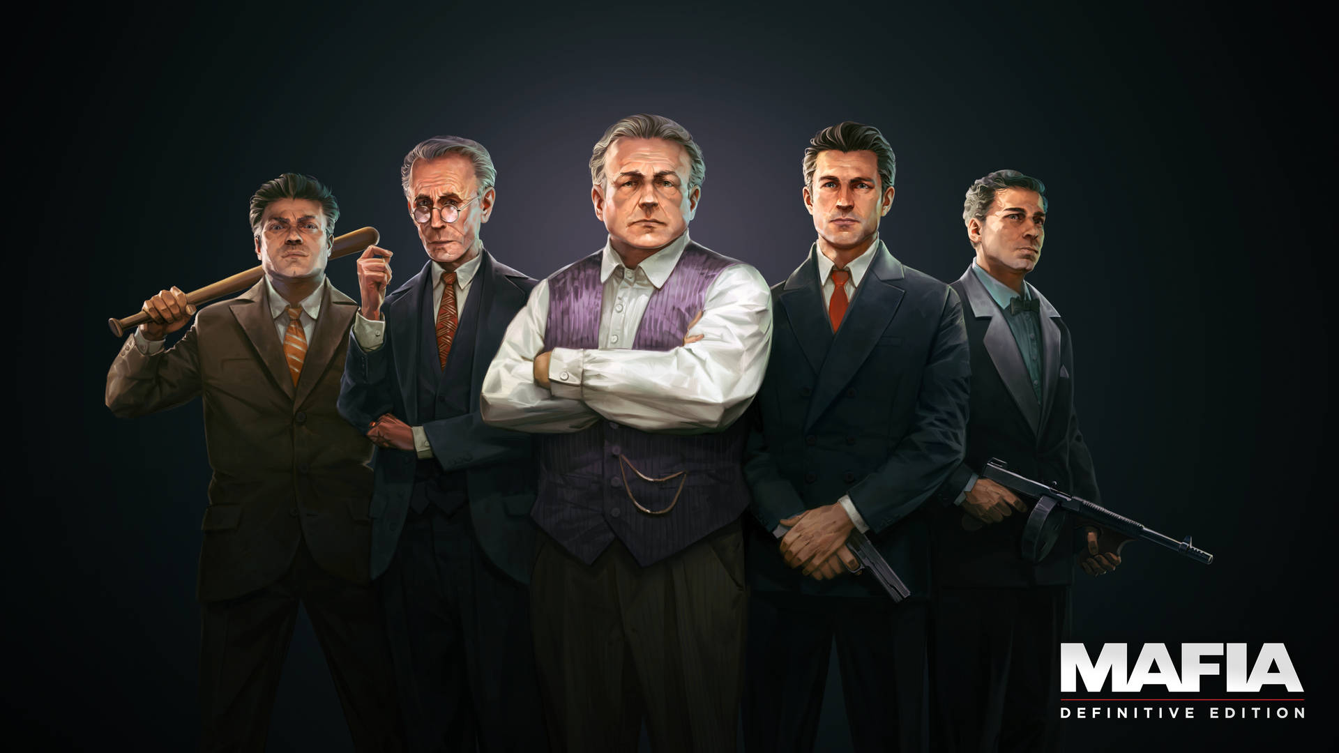 Characters From Mafia Definitive Edition Wallpaper WallpapersOK