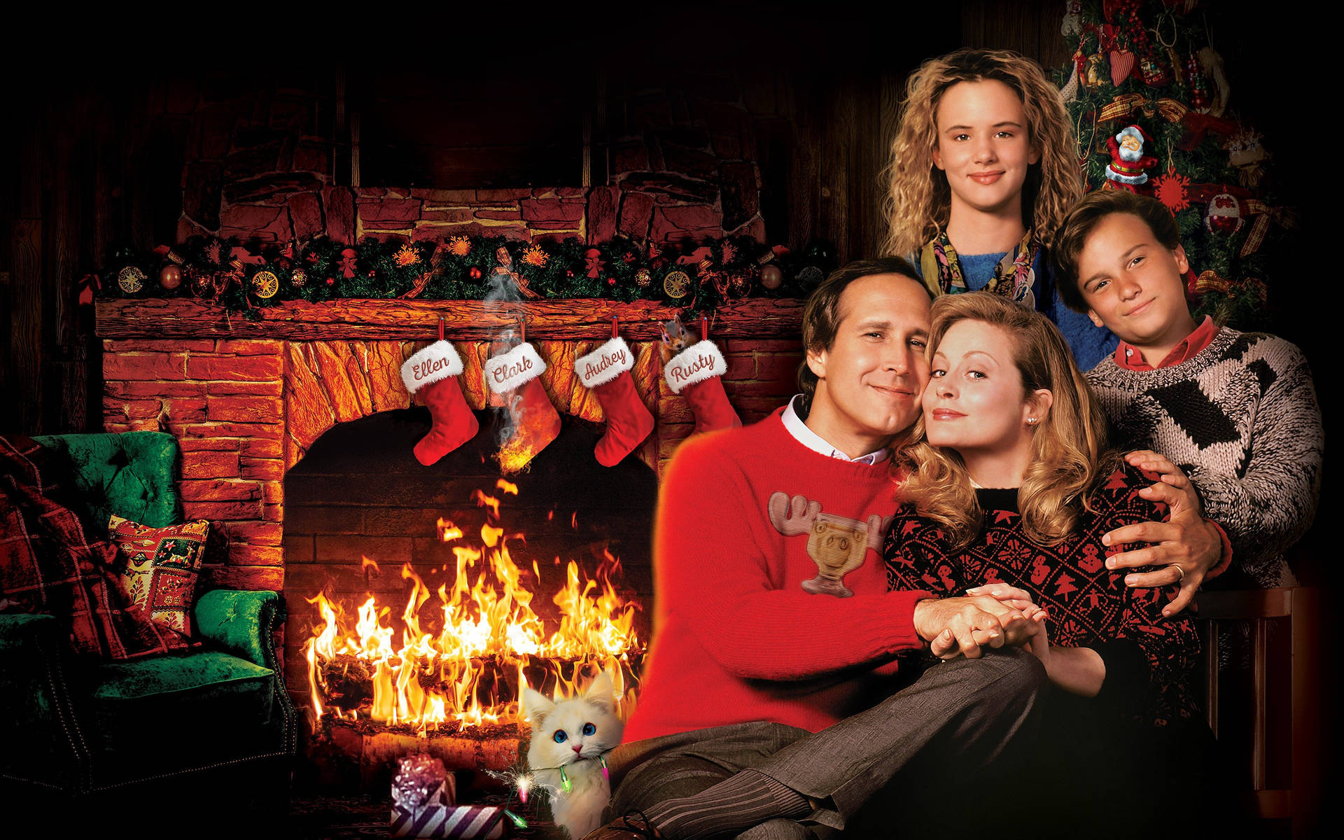Christmas Vacation Griswold Family Poster Wallpaper WallpapersOK