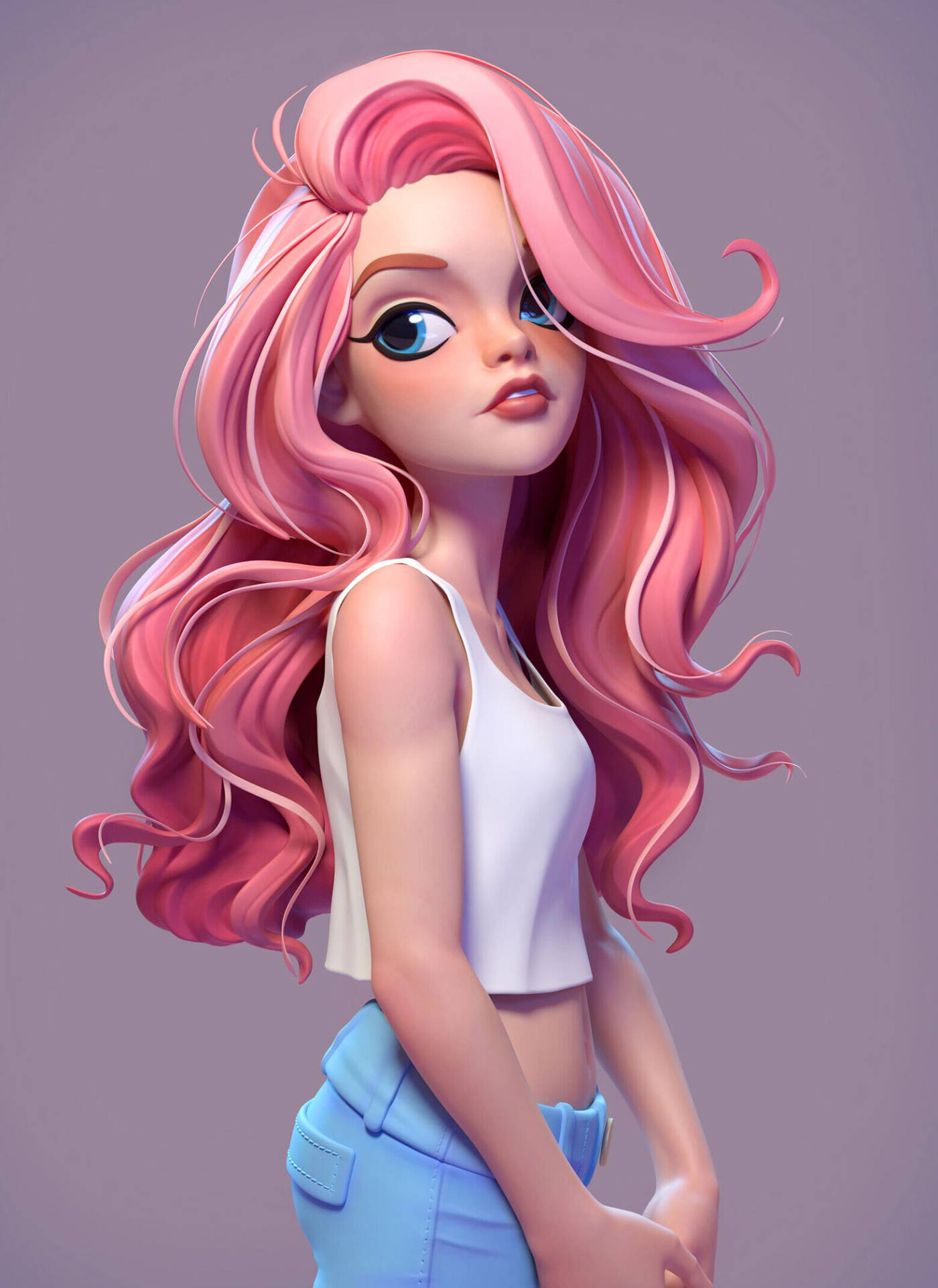 Cool Cartoon Girls Cute Cartoon Girl Png Images | PNGEgg