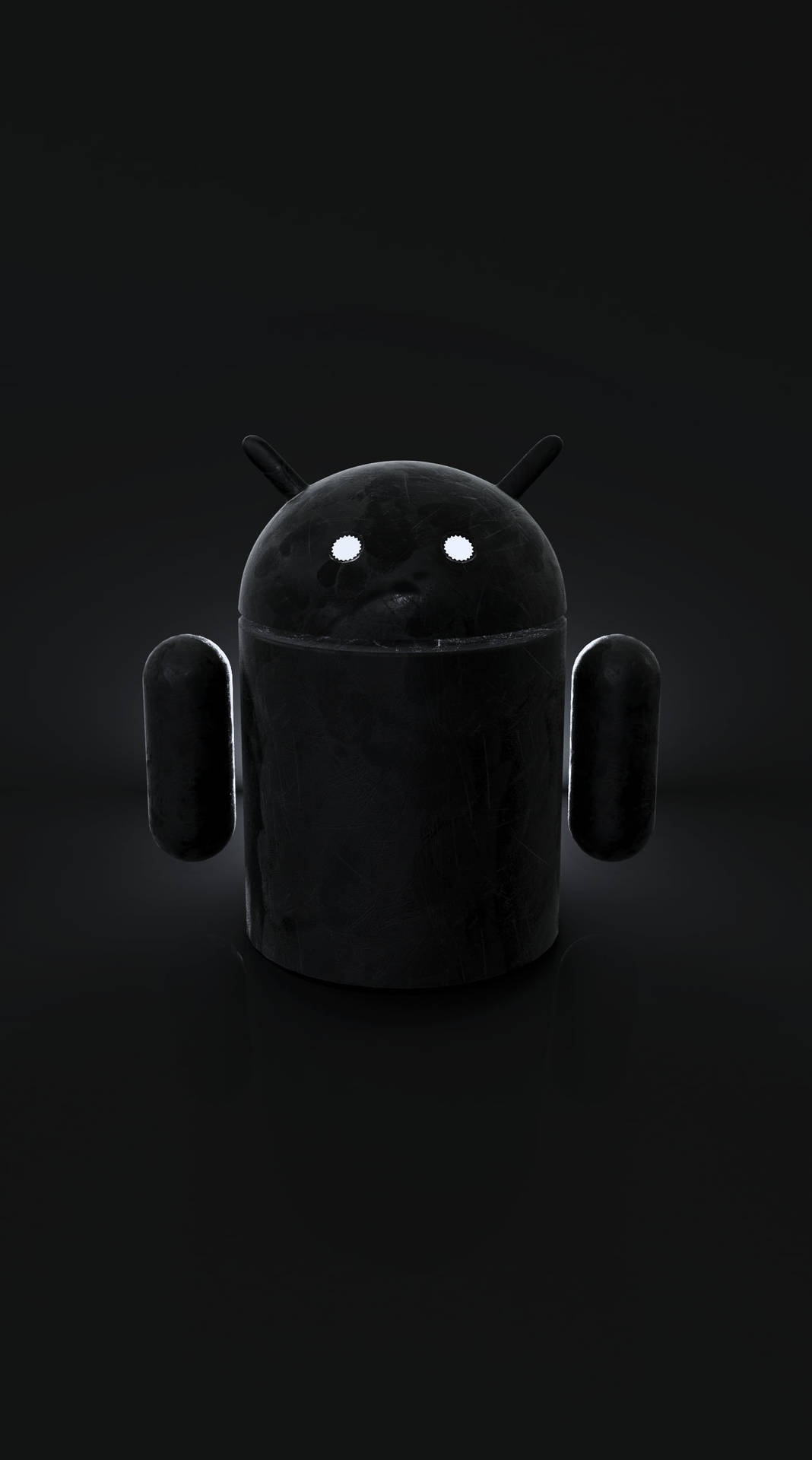 Logotipo Do Android 3d Preto Google Android Logos Posing With A