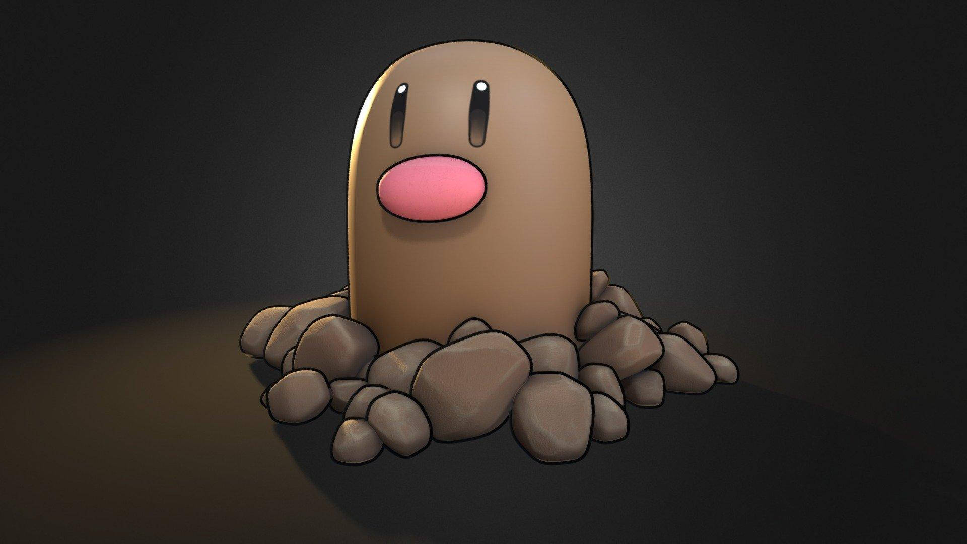 Ground Pokemon Wallpaper Fierce Diglett The Ground Type Pokémon
