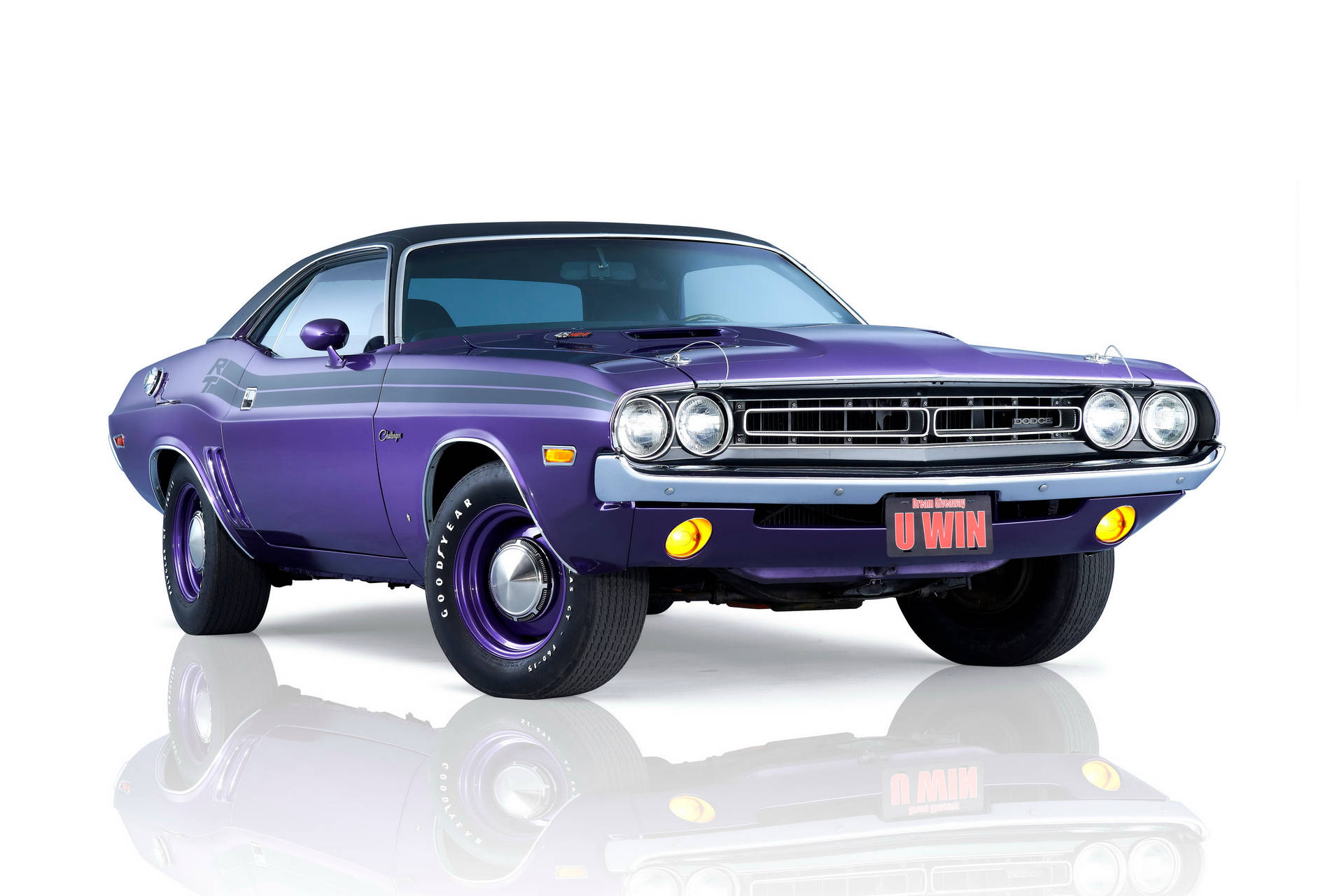 Purple Challenger Hellcat Wallpaper
