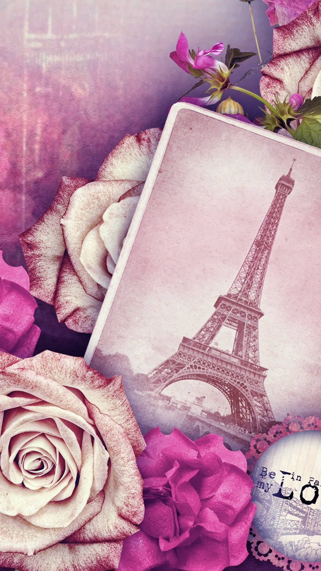 Pink eiffel tower wallpaper hd store