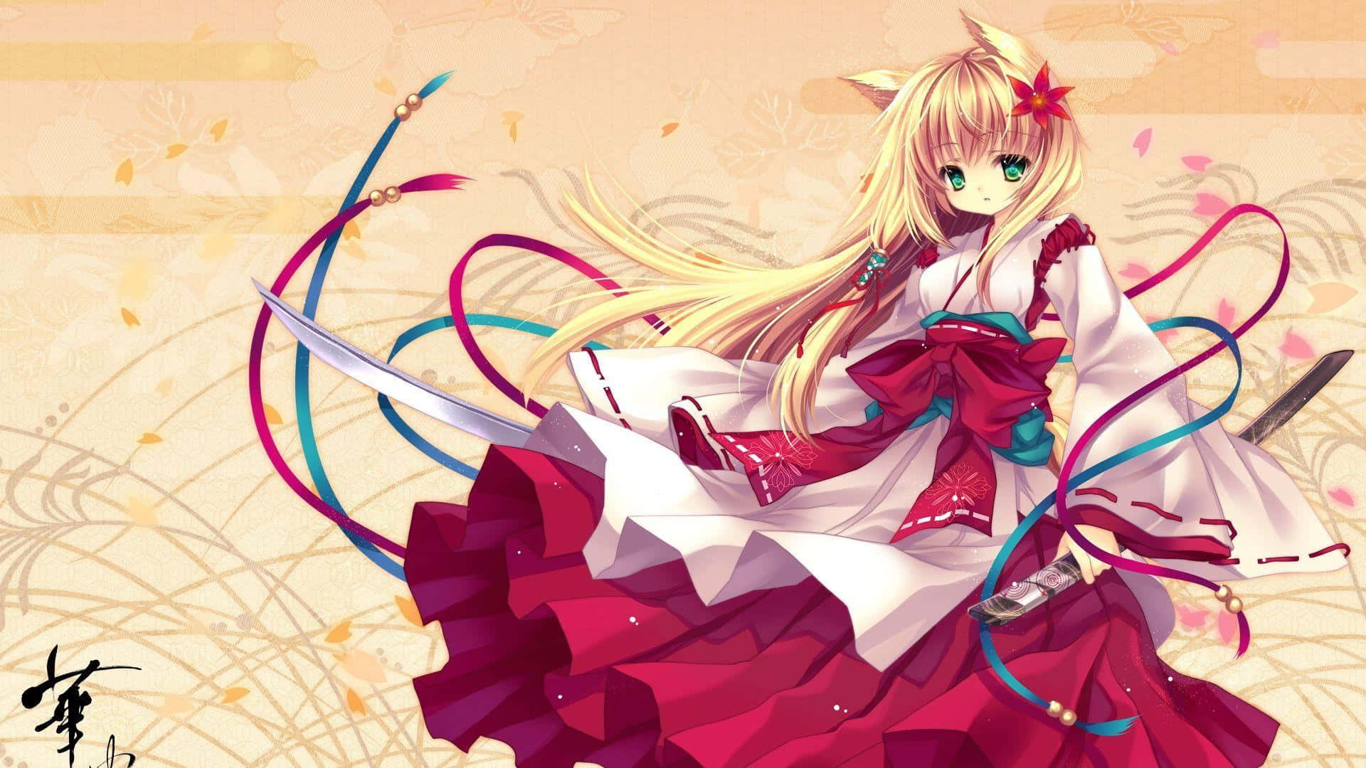 Samurai Girl Anime Wallpaper