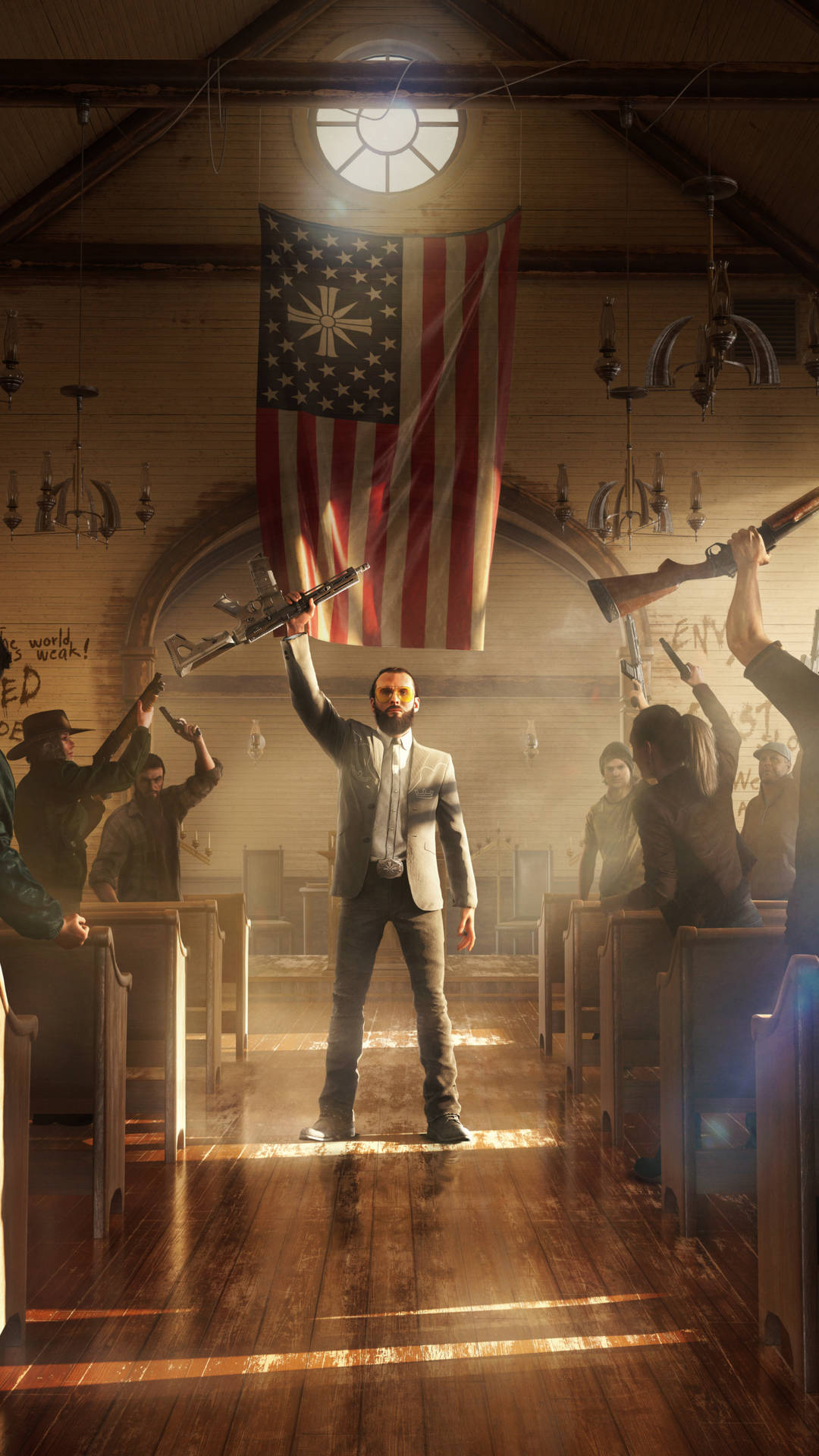 Far Cry 5 Joseph Arms Iphone Wallpaper WallpapersOK