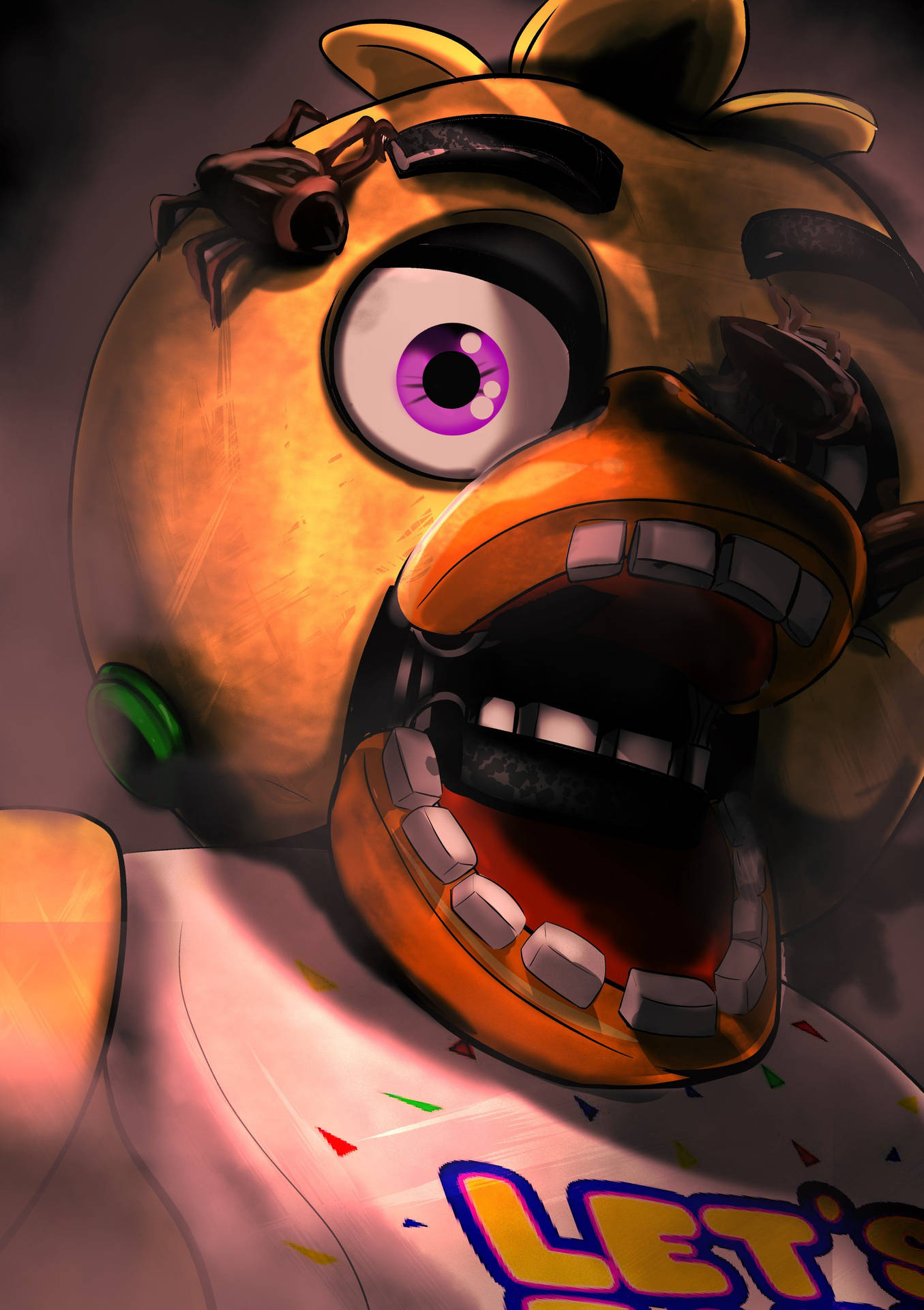 Chica F Naf 1 Wallpaper Bonnie Hugging Chica Fnaf Wallpaper