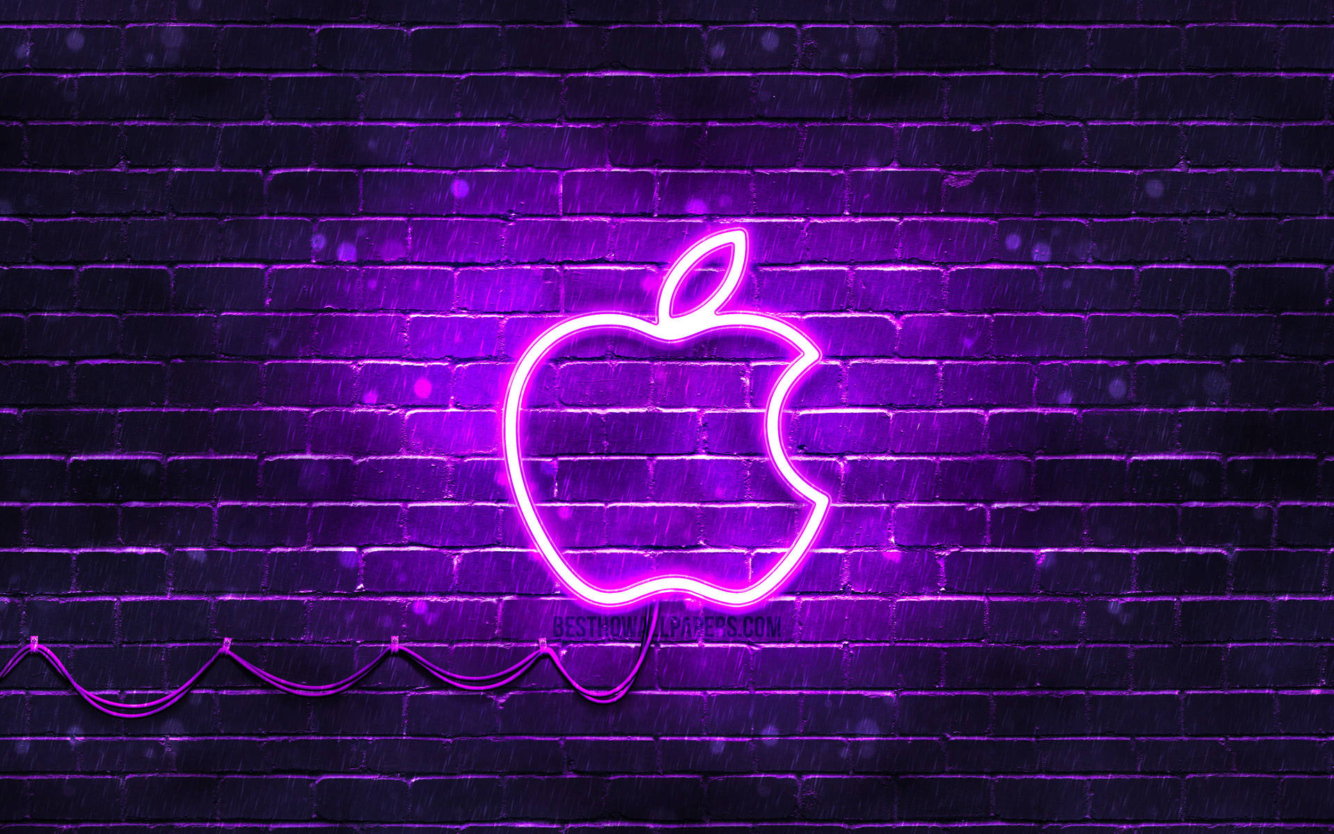 Apple Purple Wallpapers For Apple Inc. Color Splash HD Wallpaper