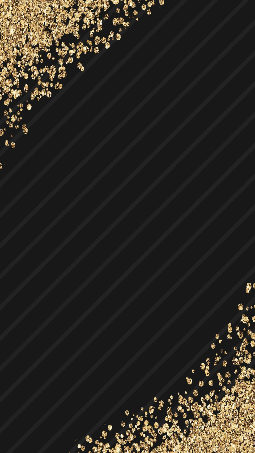 Gold Glitter Background On Black Background Wallpaper WallpapersOK