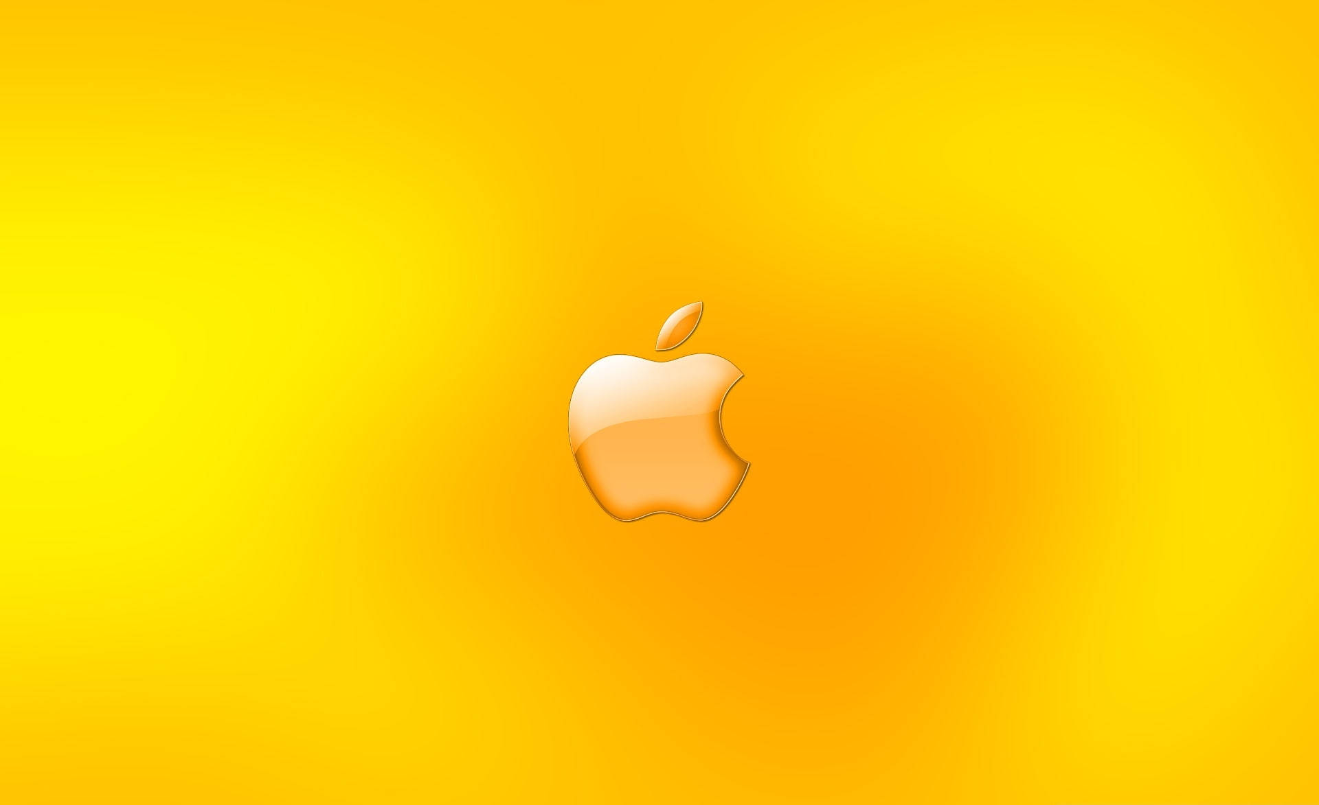 Goldenes Apple Logo
