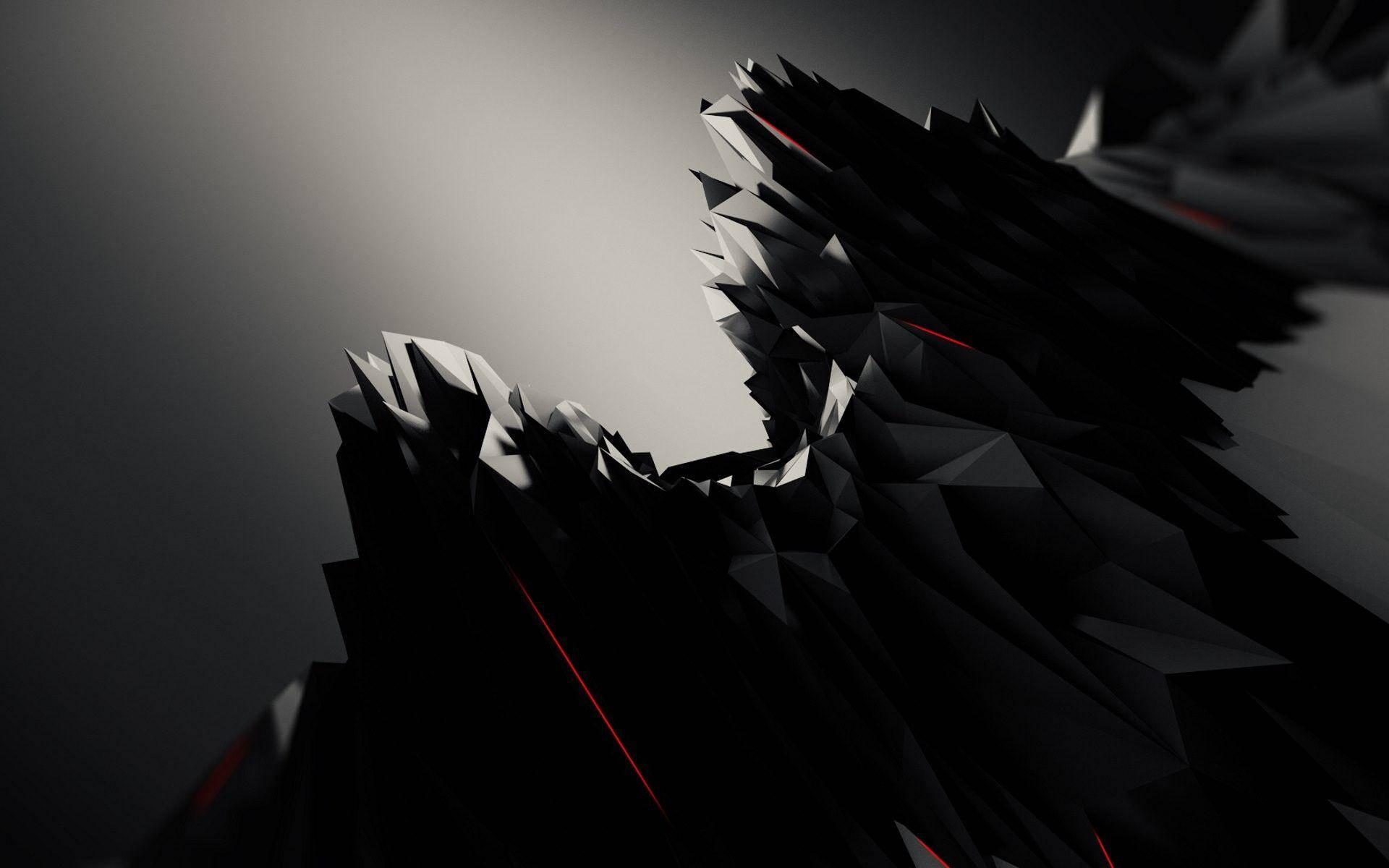 Graphic Wallpaper In Black