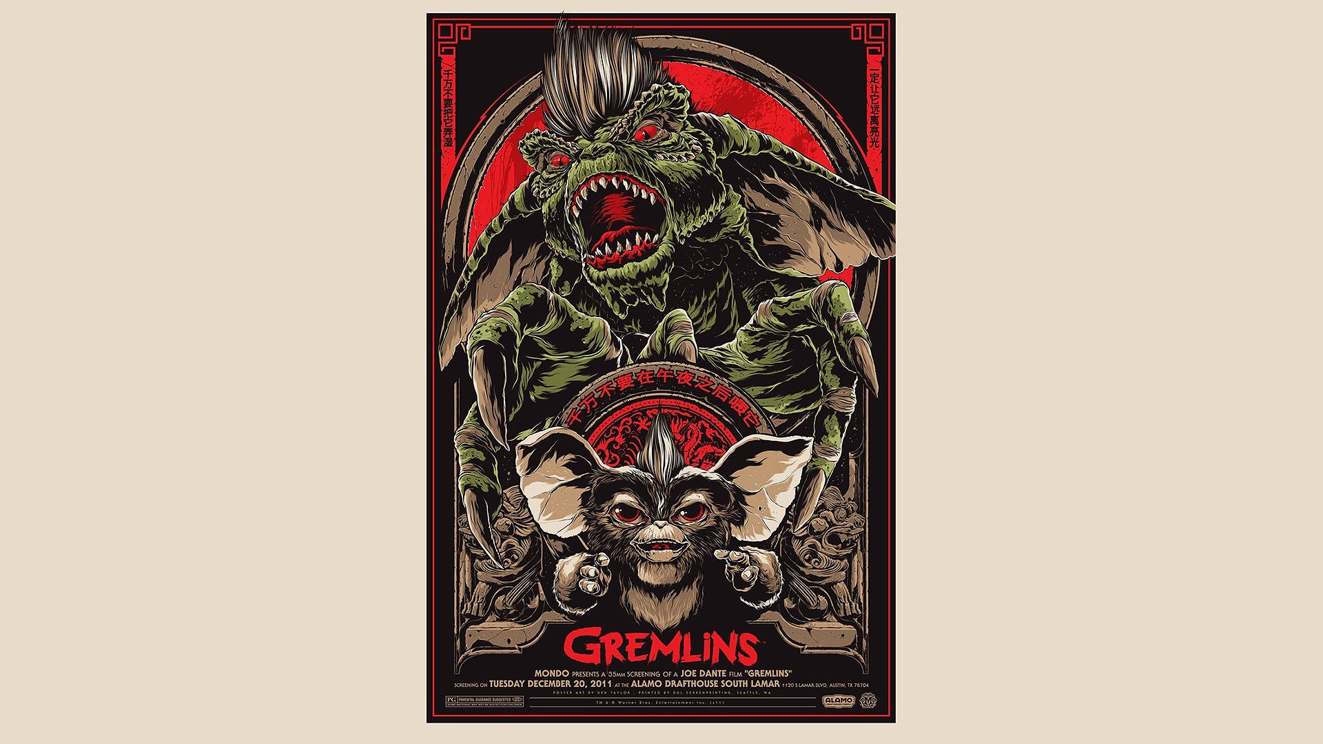 Gremlins Movie Poster Wallpaper WallpapersOK