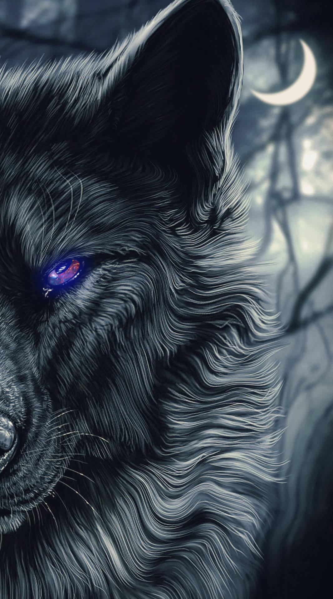 Werewolf Face Wallpaper