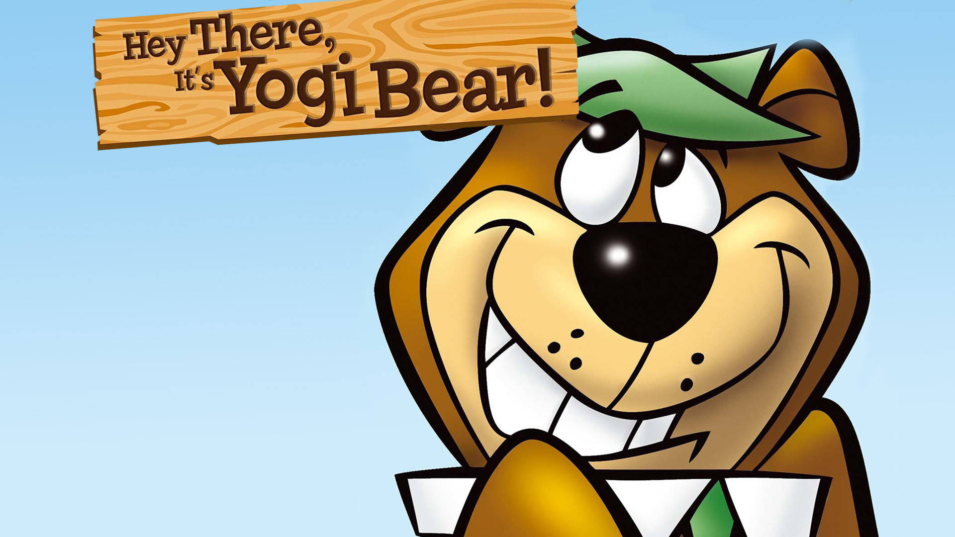 Yogi Bear Cartoon Wallpaper Cartoon Bear Cartoon Bear Relaxing On