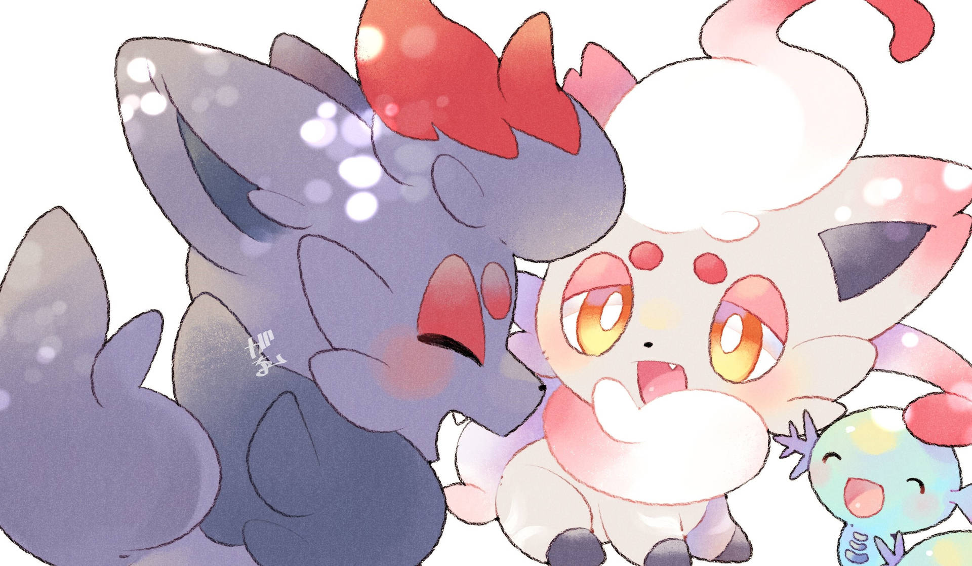 Zorua And Riolu Wallpaper 🔥 [80+] Zorua Wallpapers