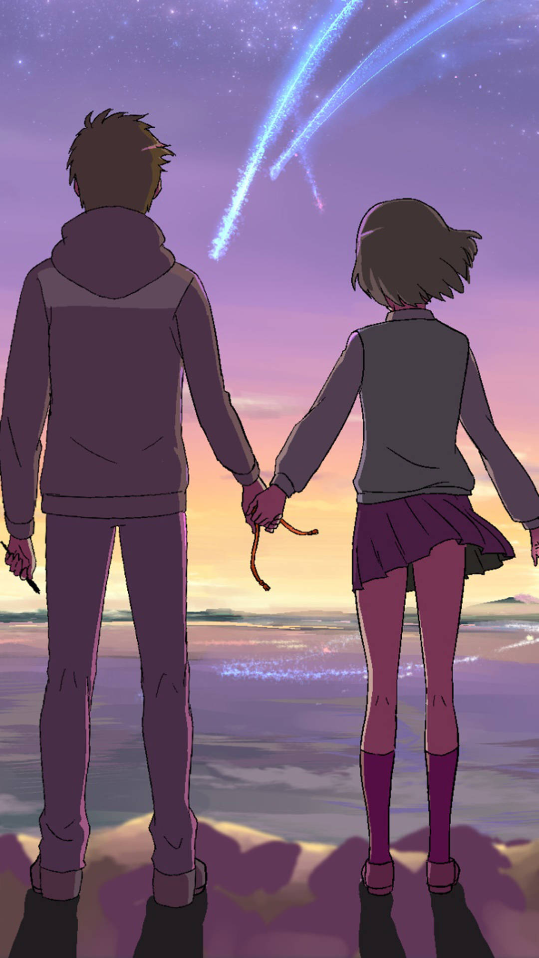 Anime Love Holding Hands Drawing 94 Anime Love Drawings Stock Photos,