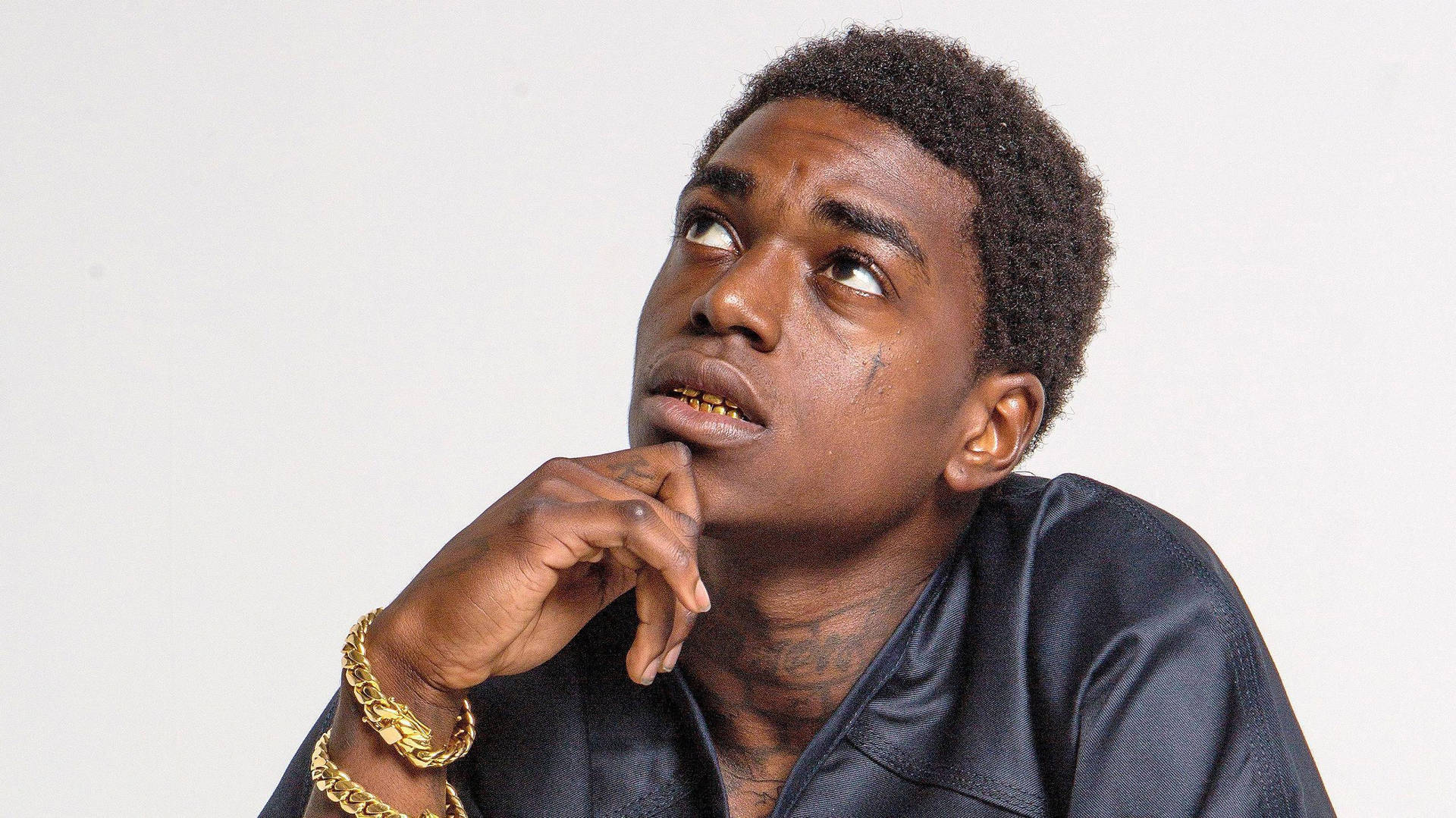 Kodak Black Looking Up Wallpaper WallpapersOK