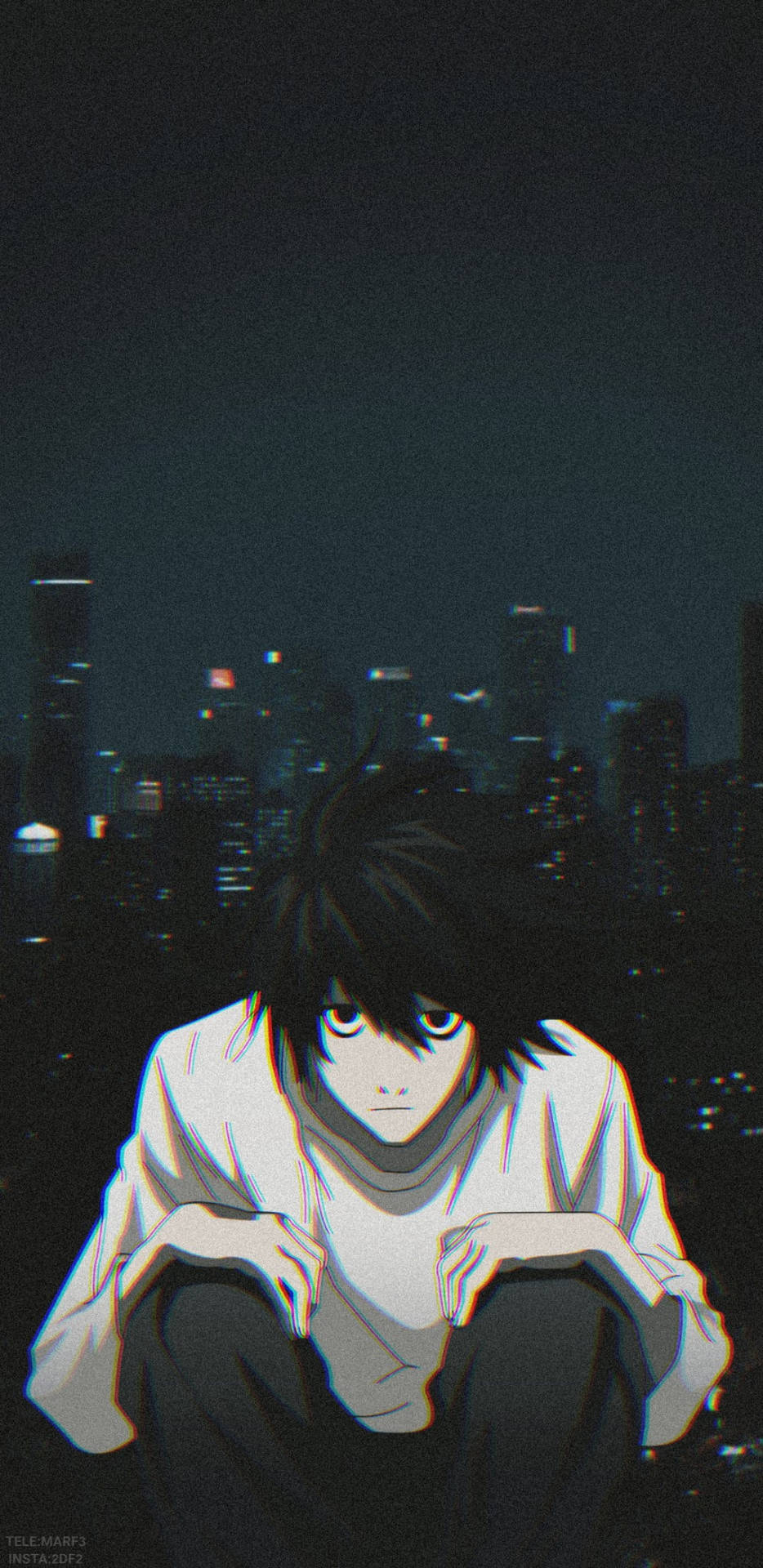 Death Note L And Light Wallpaper