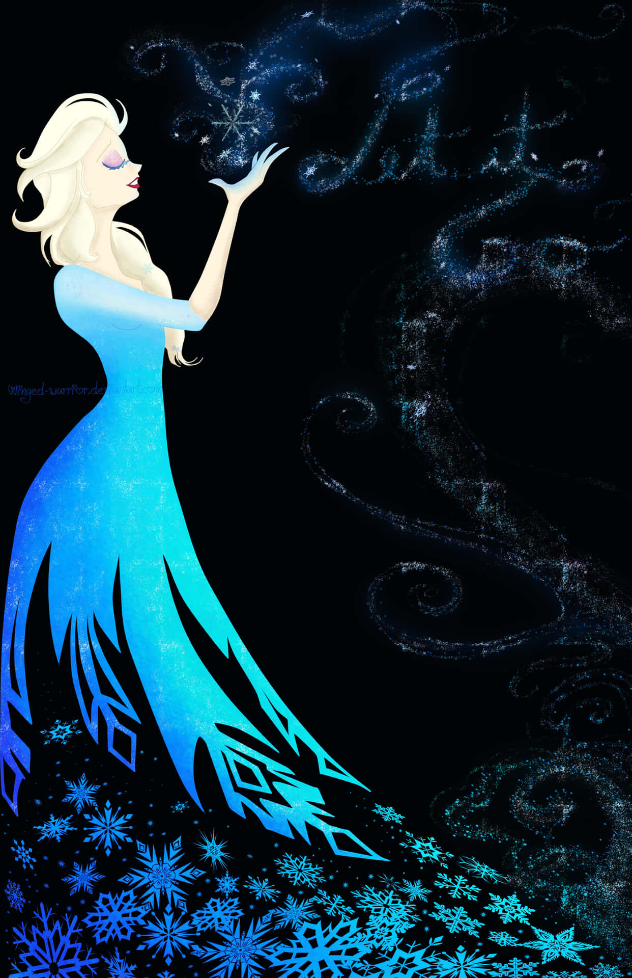 Let It Go Elsa Frozen Wallpaper Disney's Frozen "Let It Go" Sequence