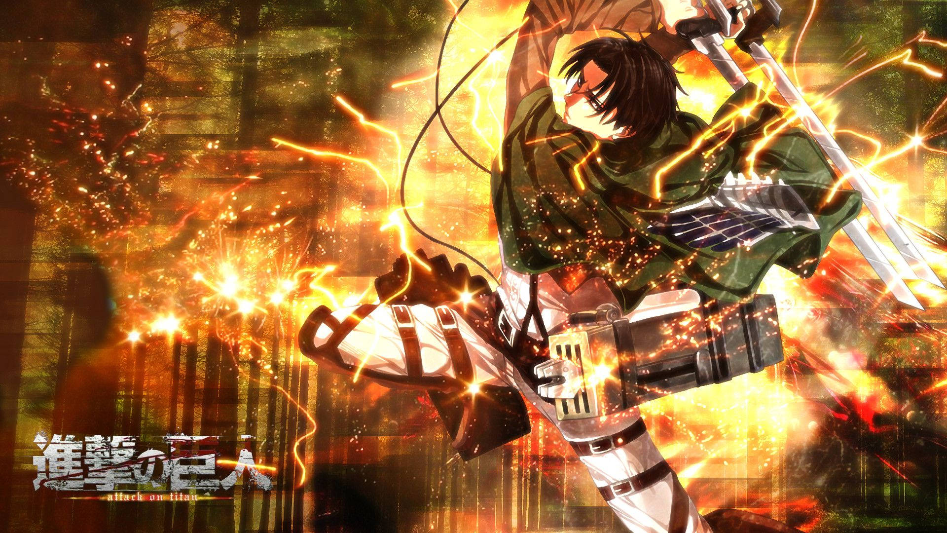 Attack on titan levi wallpaper store