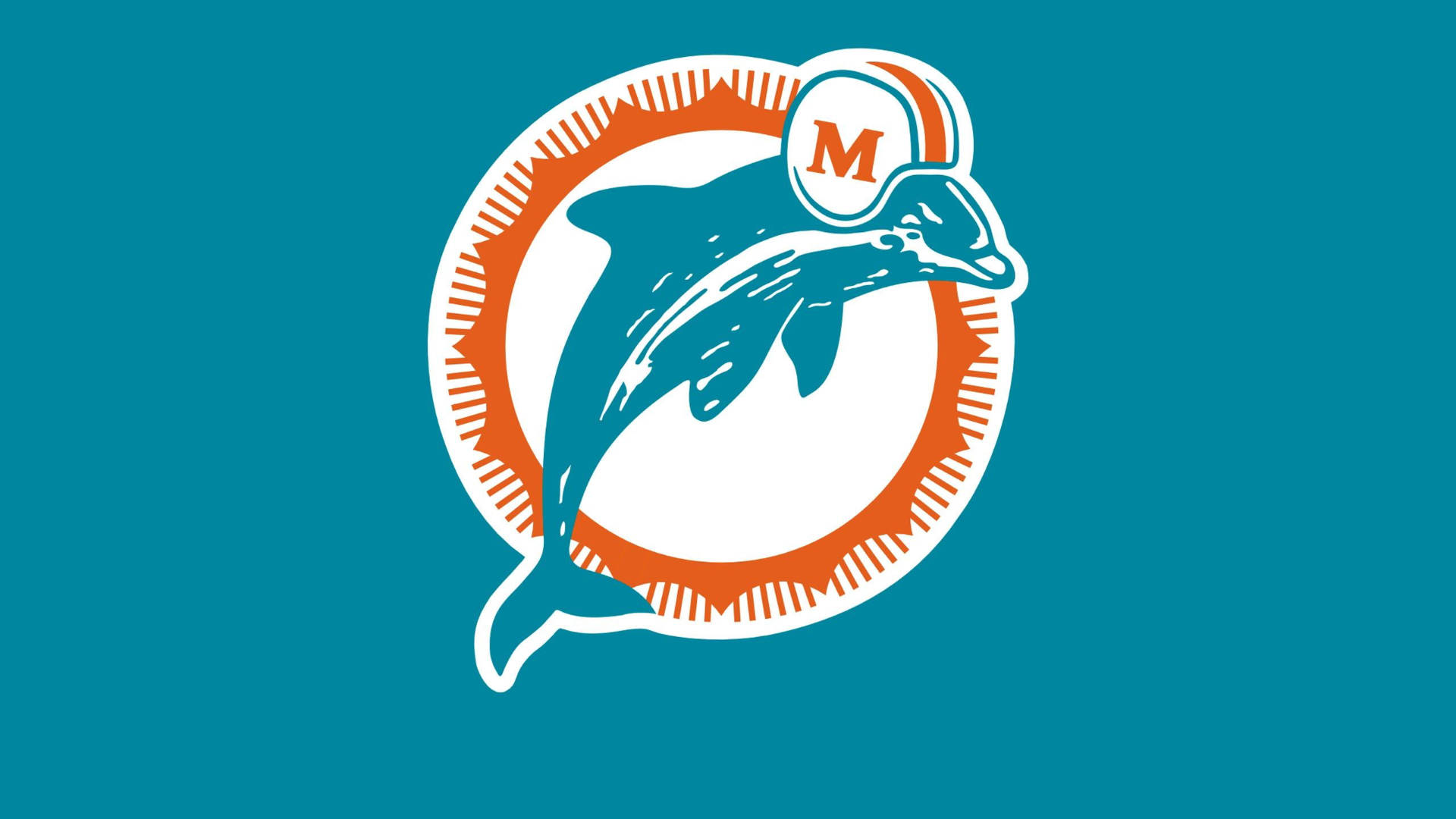 Miami Dolphins Logo Wallpaper Miami Dolphins Heritage Logo W/ Team