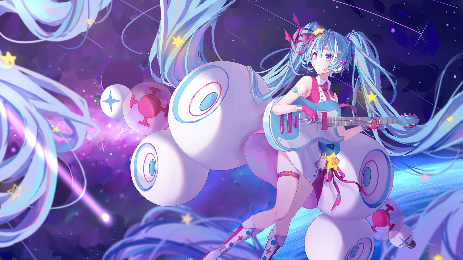 Hatsune Miku And Friends Wallpaper