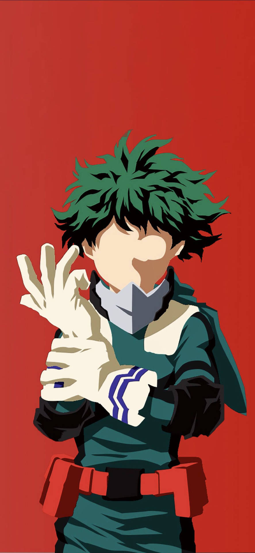 Minimalist Bnha Izuku Midoriya Suit Wallpaper WallpapersOK