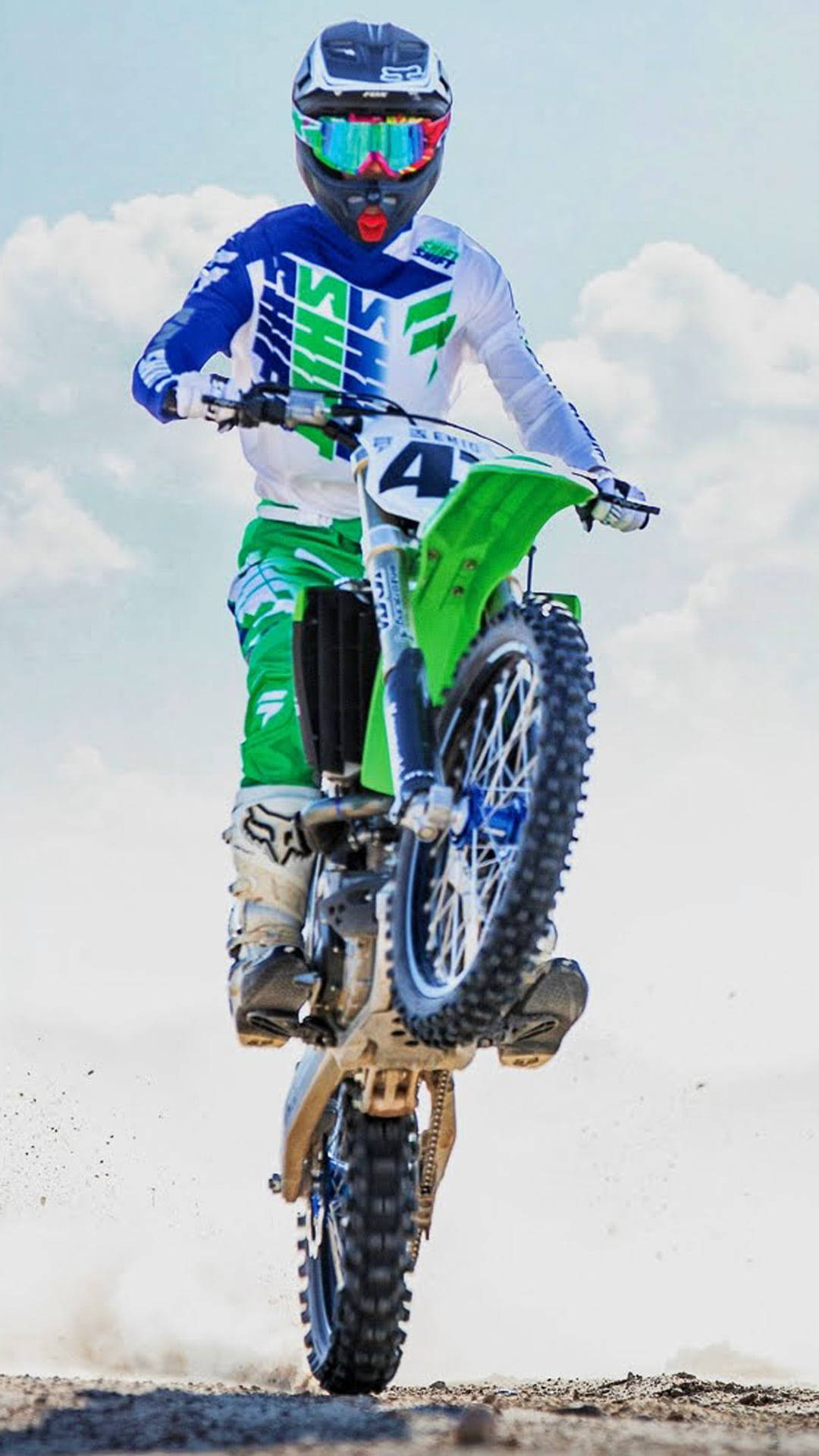 Papel De Parede Honda Motocross