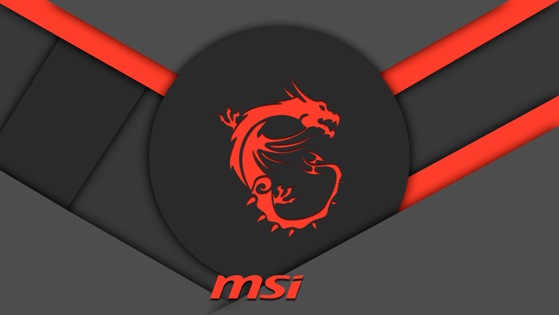 Msi Logo Wallpaper Red