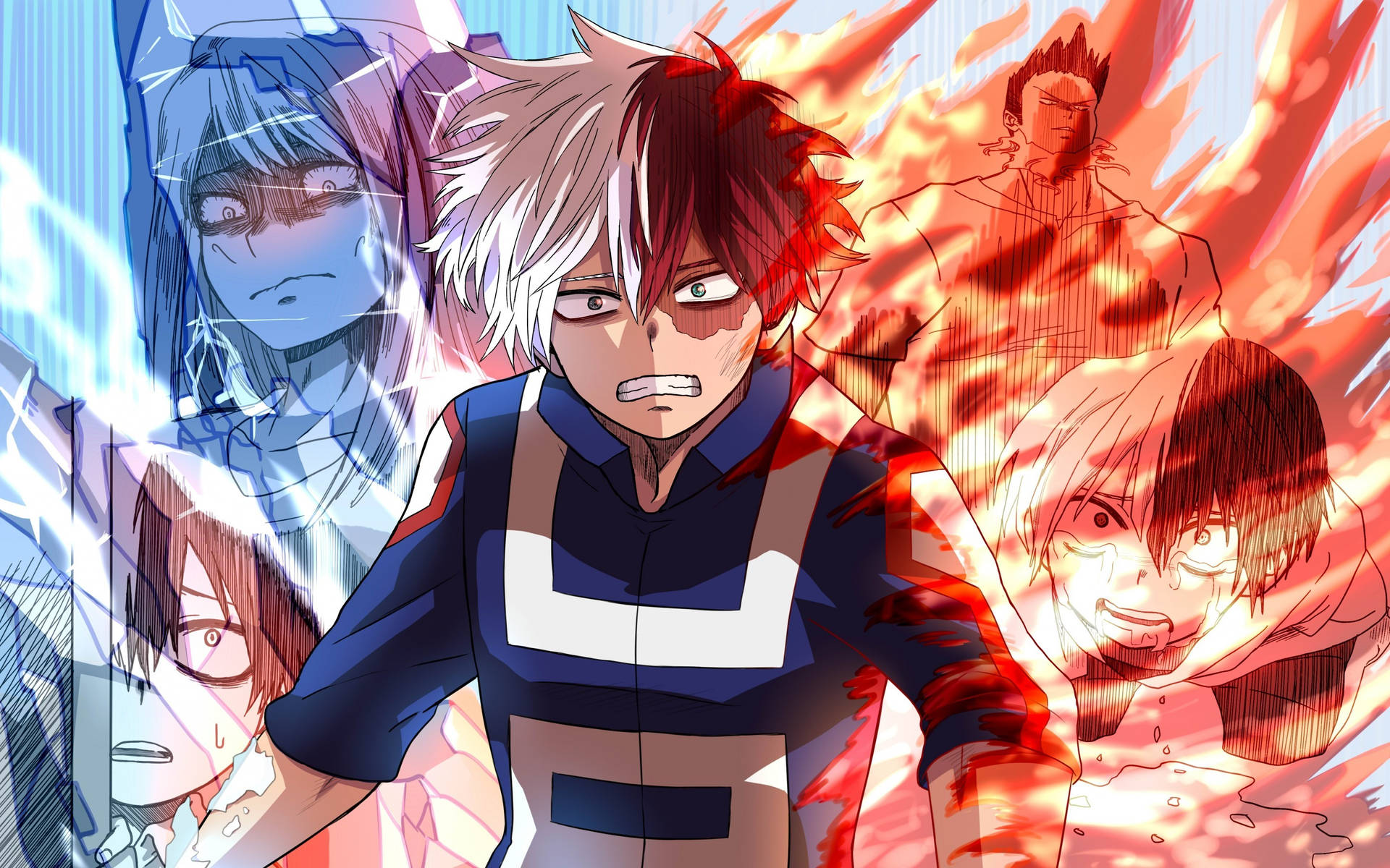 My Hero Academia Todoroki Past Images Wallpaper WallpapersOK