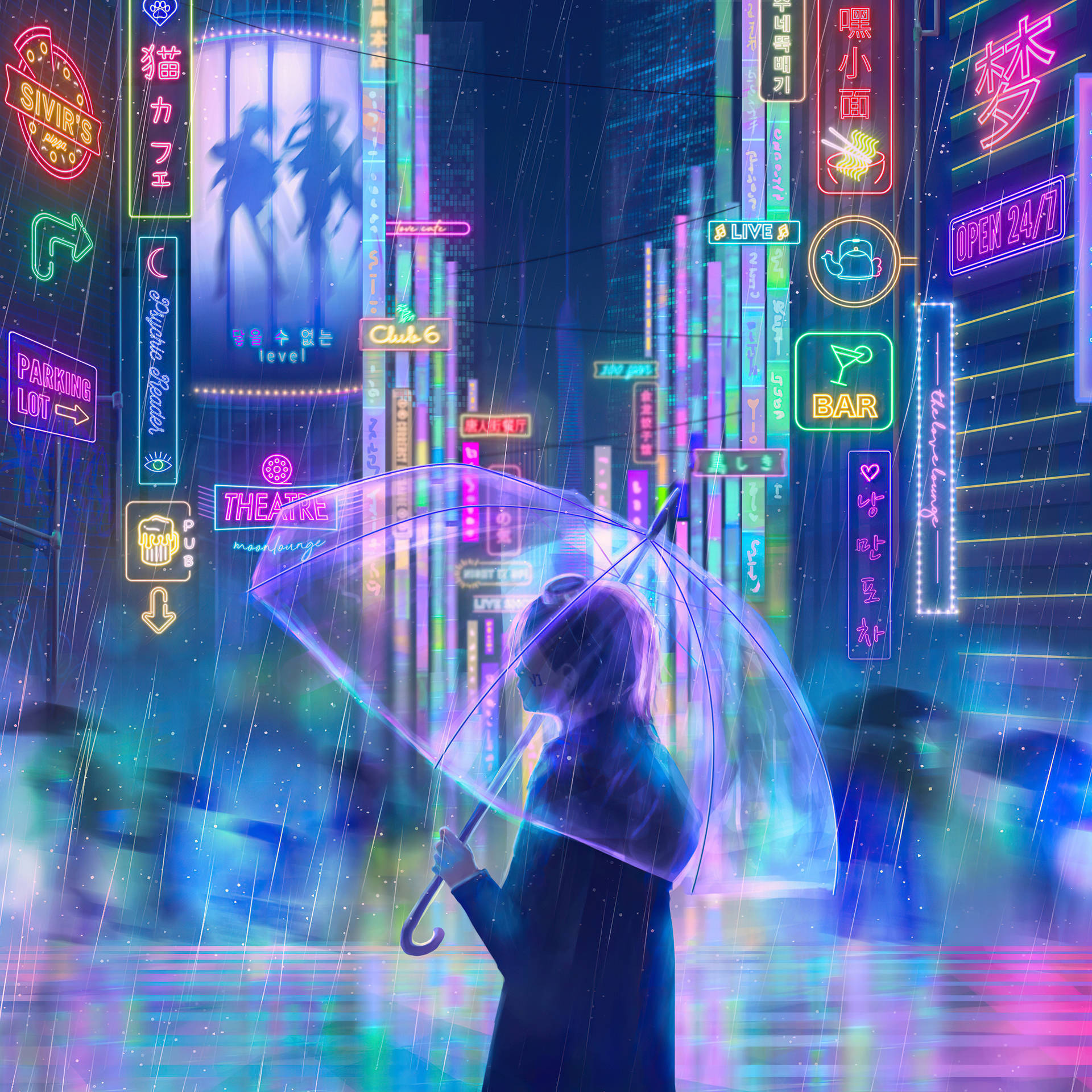Neon Wallpaper For Ipad Dark Neon Purple Heart Widgetopia Homescreen