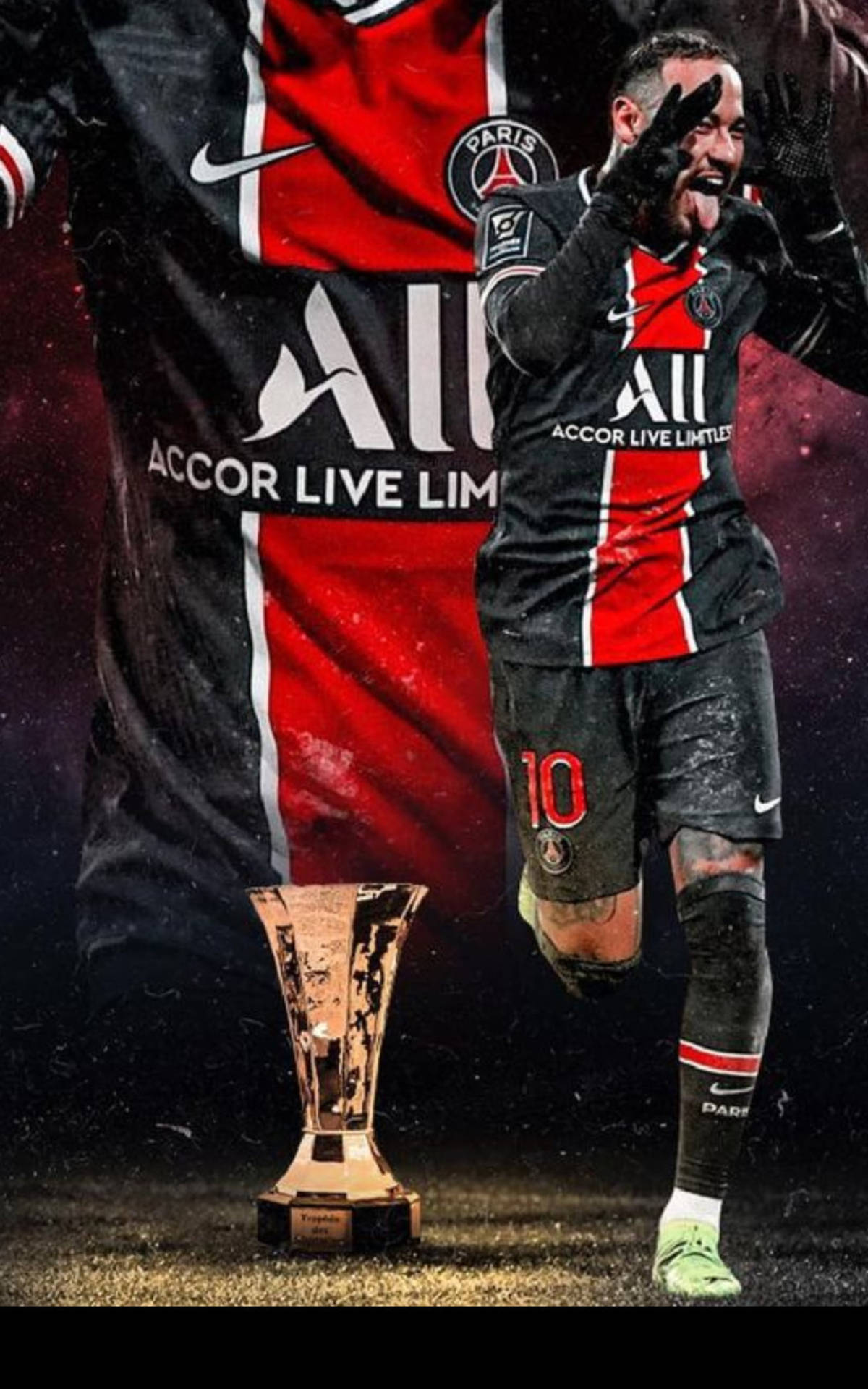 Papel De Parede De Neymar Jr 2024 Impressão Em Tela De Neymar Jr.,