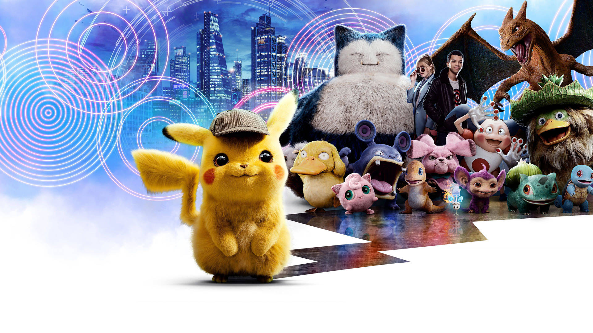 Pokemon Detective Pikachu s Cast Poster Wallpaper WallpapersOK
