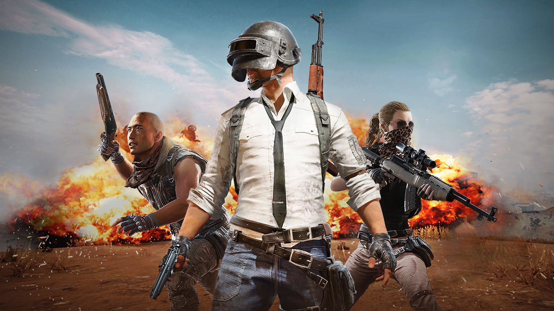 Pubg Lite Mobile Game Squad Wallpaper WallpapersOK