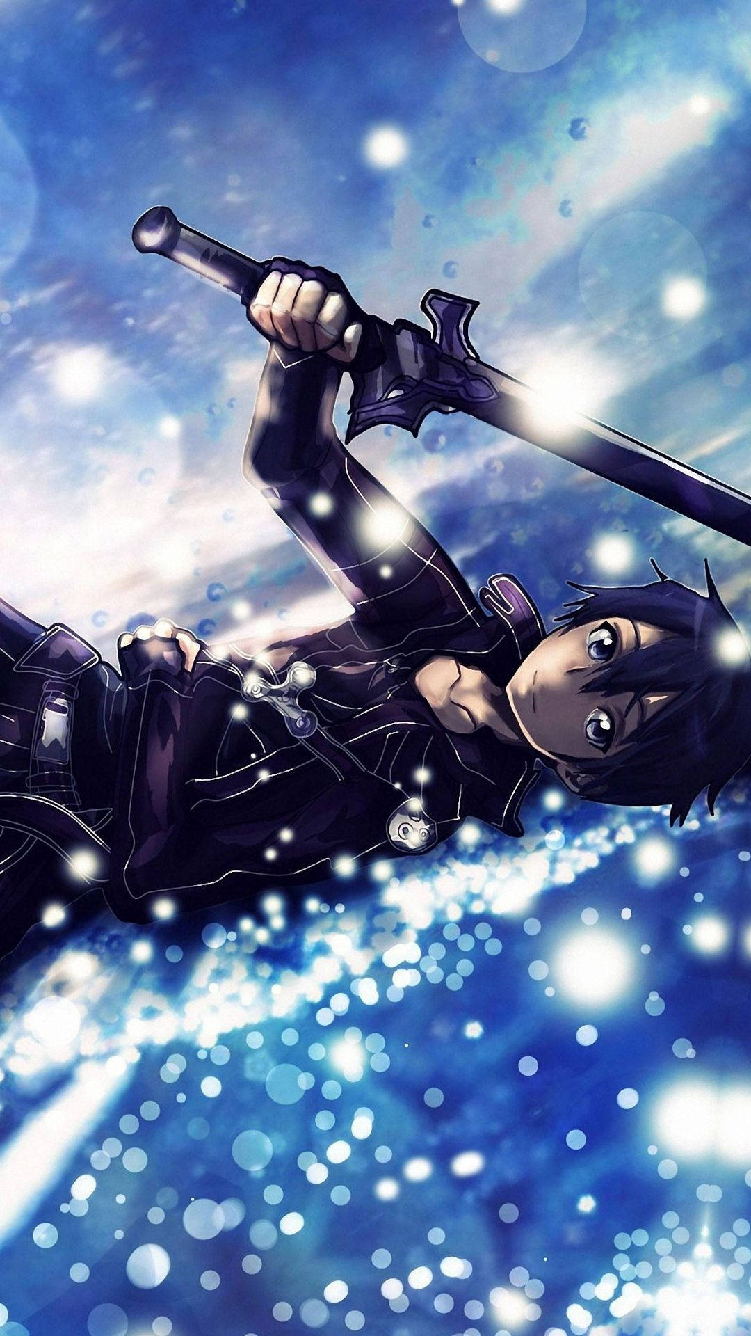 Sao Kirito Light Orbs Wallpaper WallpapersOK