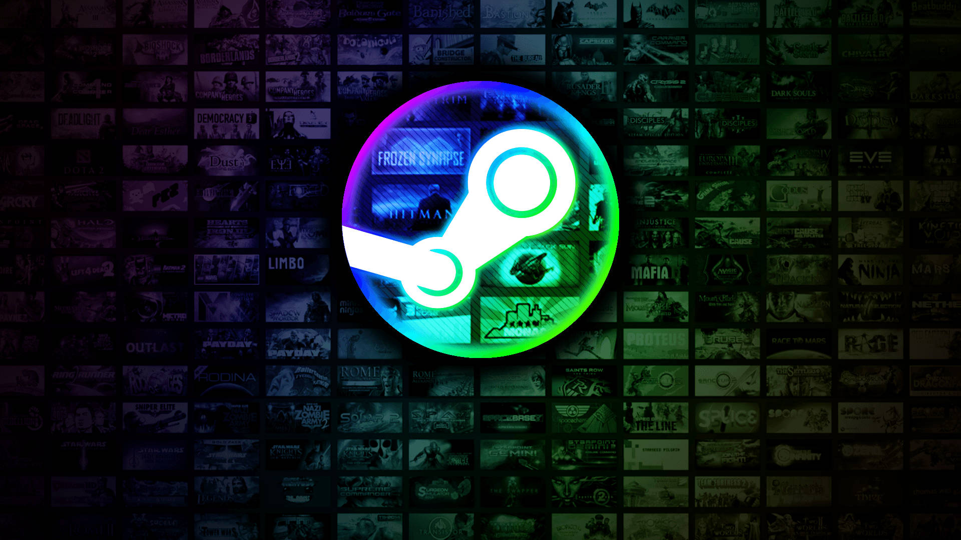 Steam Logo Wallpaper 1080p