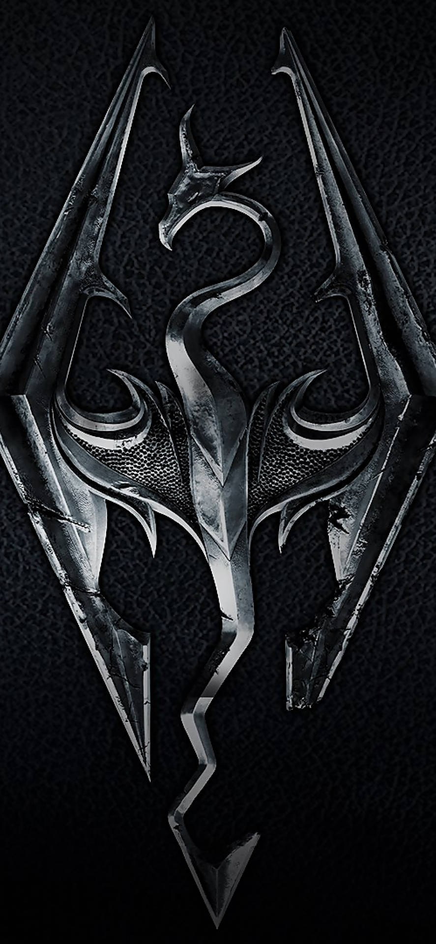 Skyrim Symbol Silhouette