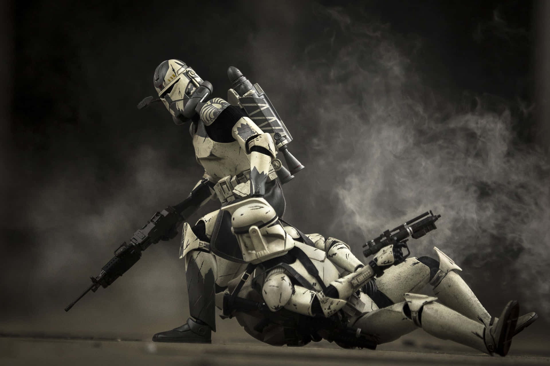 Star Wars Clone Troopers Smoke Aesthetic Wallpaper WallpapersOK