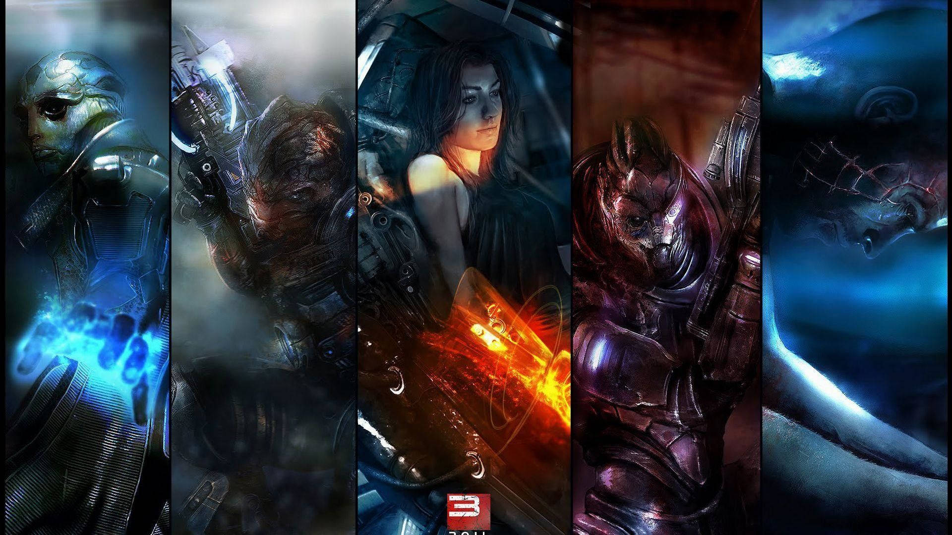 Mass Effect Crew Wallpaper